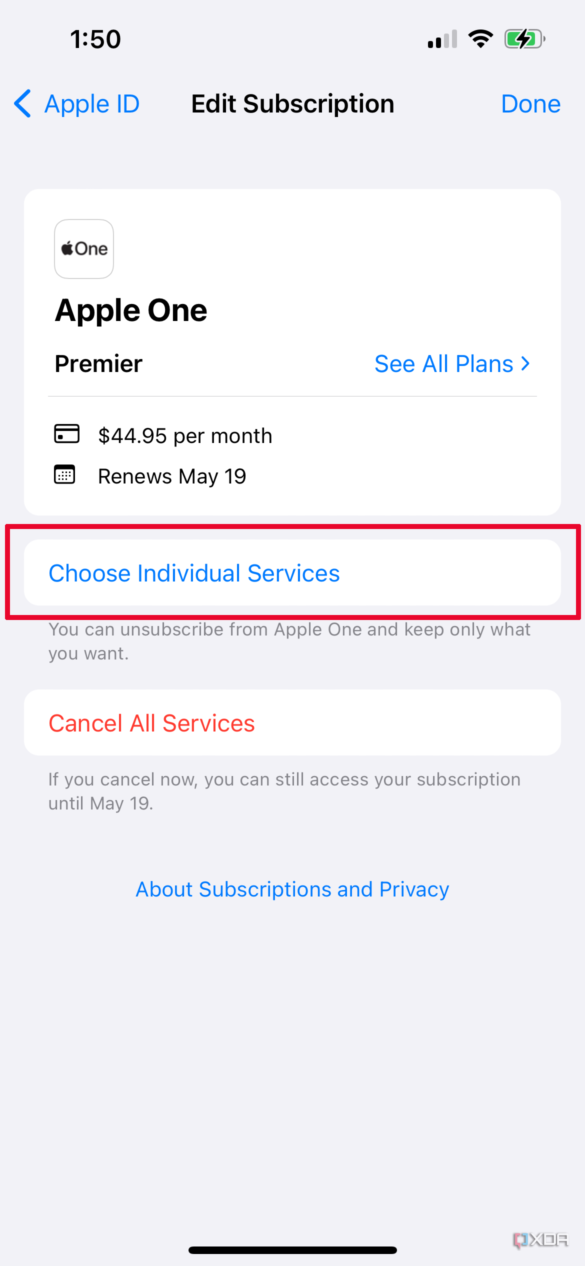 How to cancel subscriptions on an iPhone