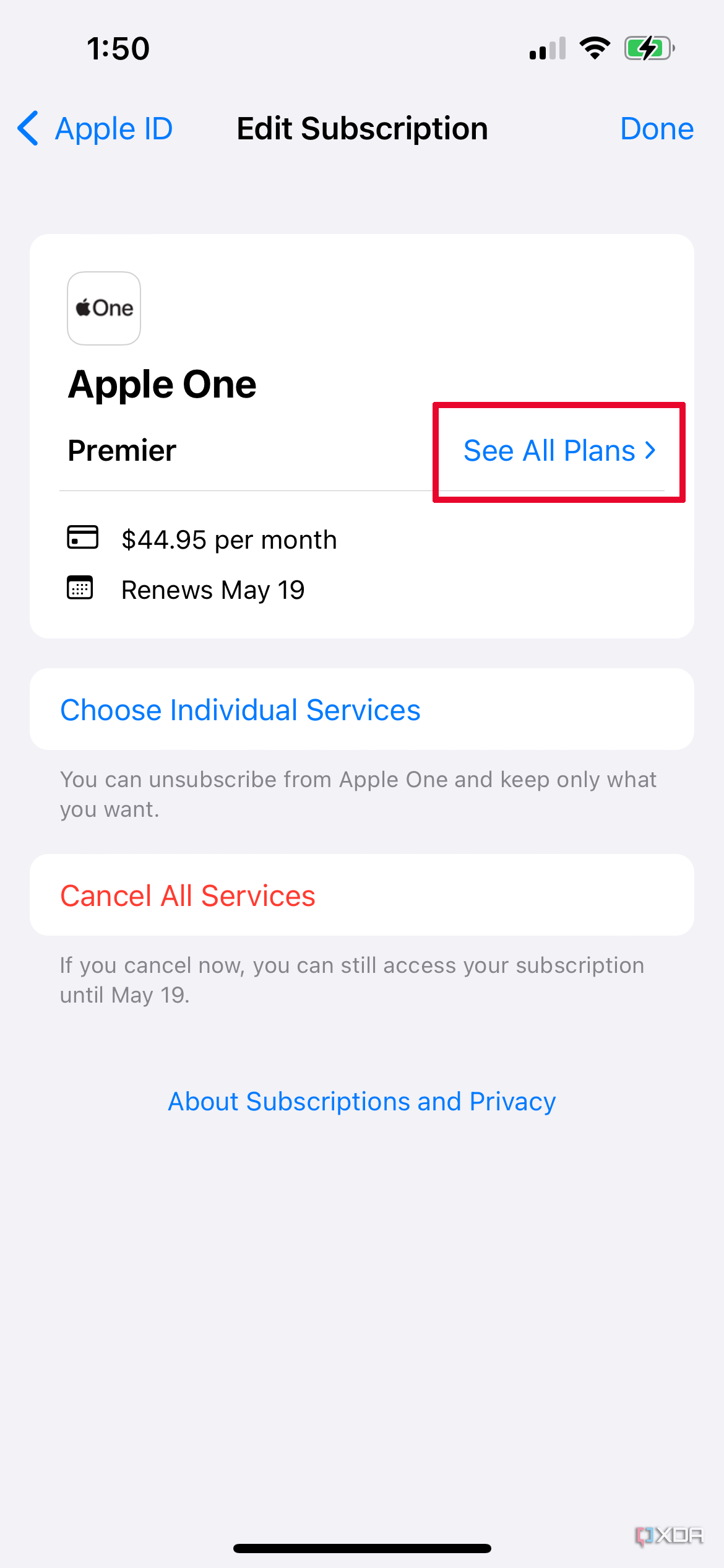 How to cancel subscriptions on an iPhone