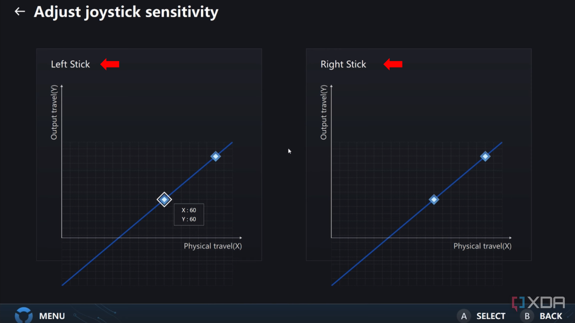 How to improve thumbstick dead zones on the Lenovo Legion Go