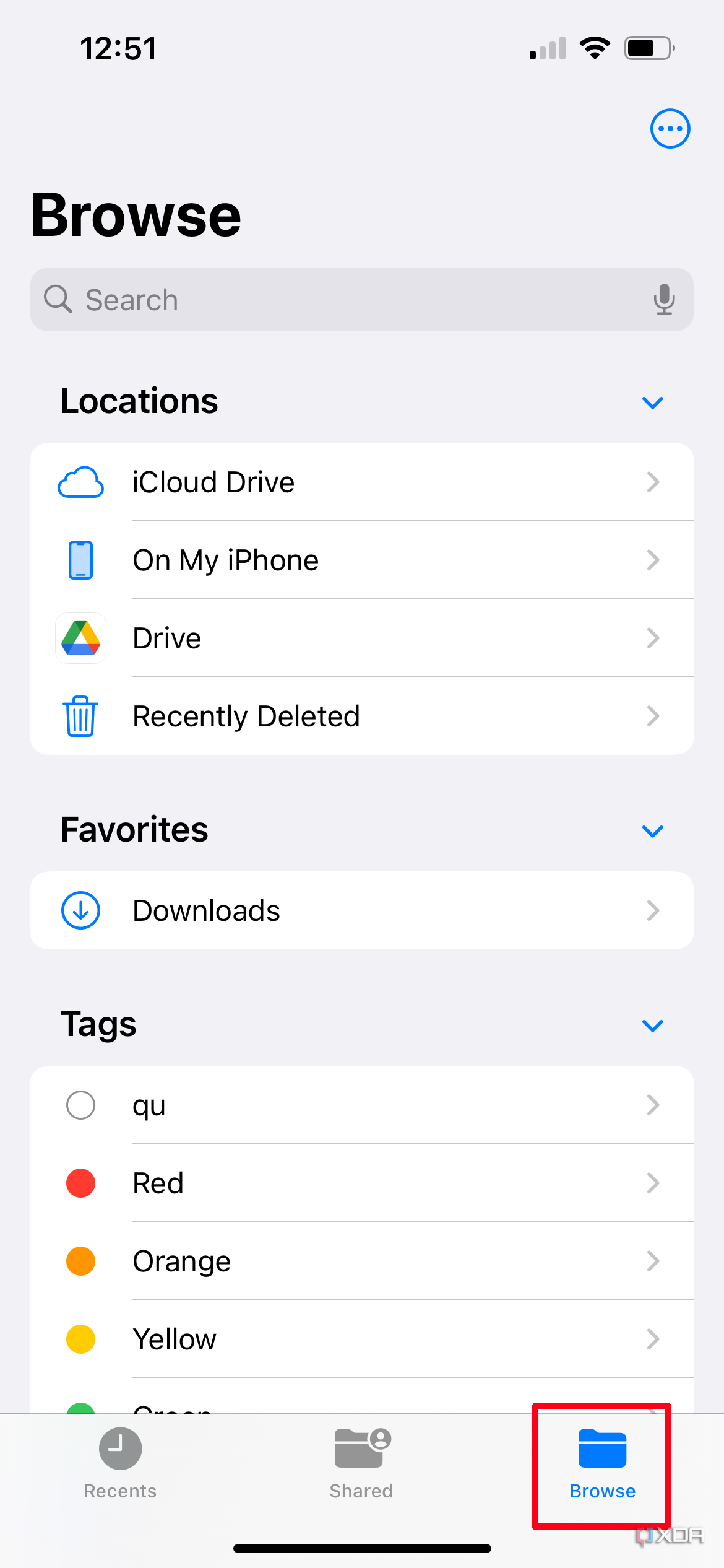 How to find downloads on an iPhone