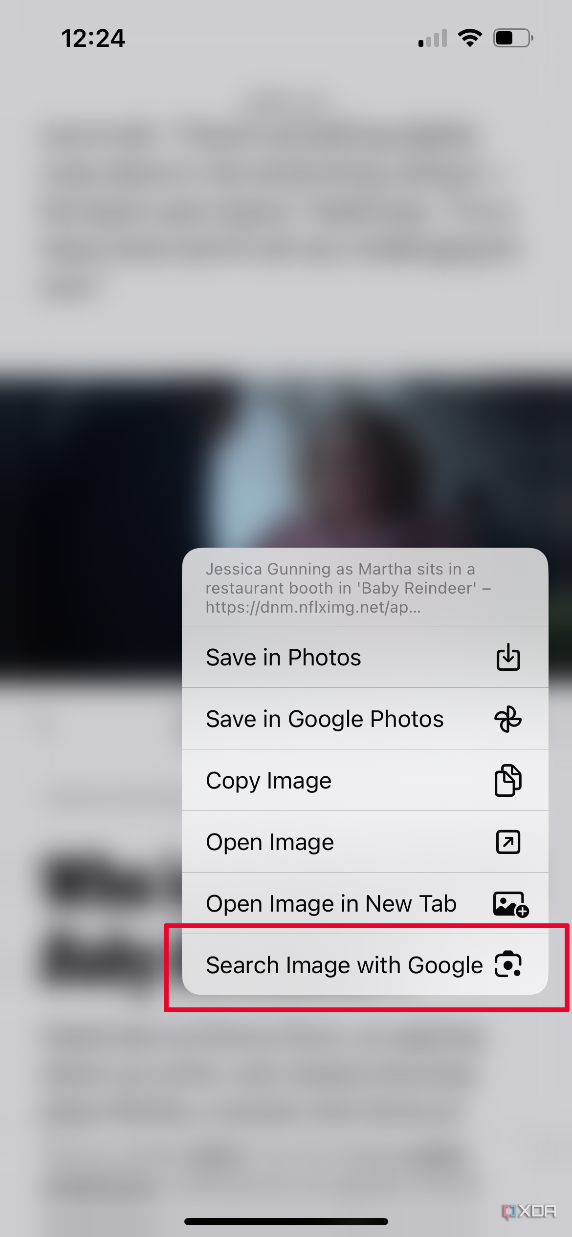 How to reverse image search on an iPhone