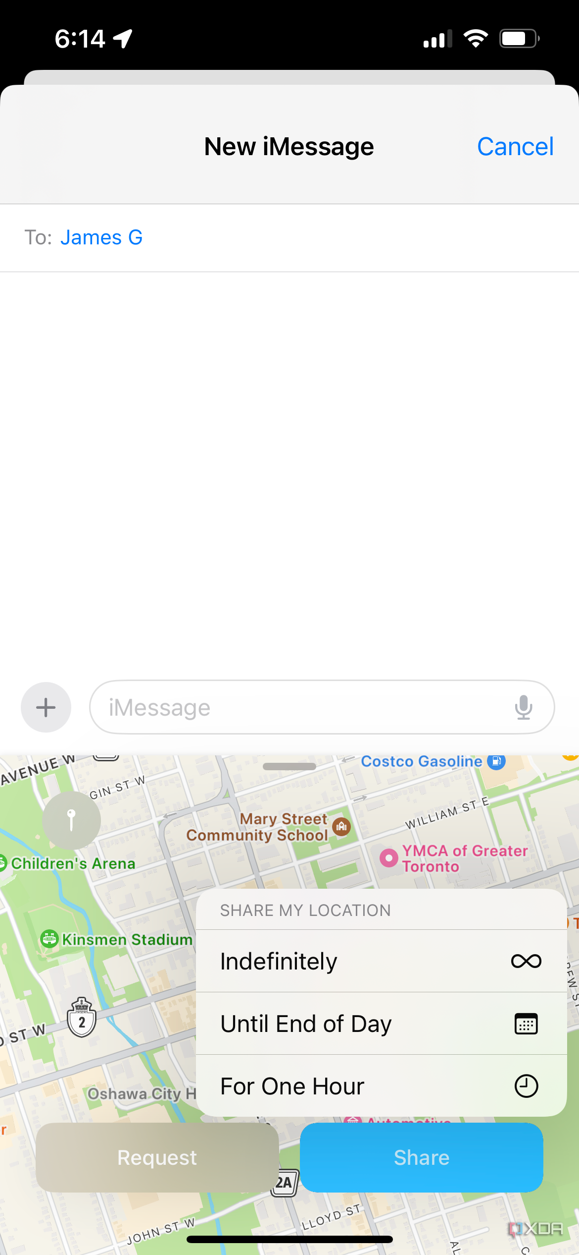 How to send your location to someone via iPhone
