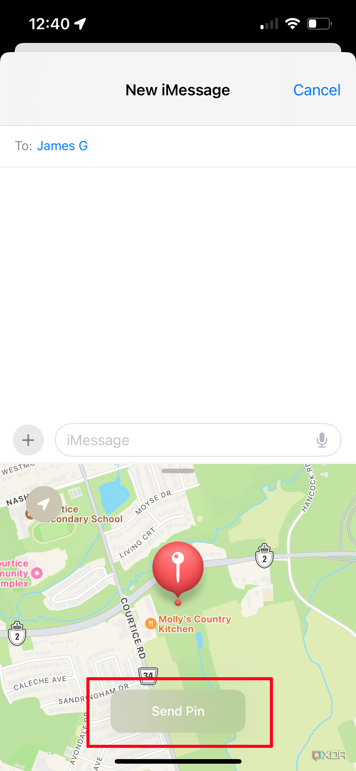 How to send your location to someone via iPhone
