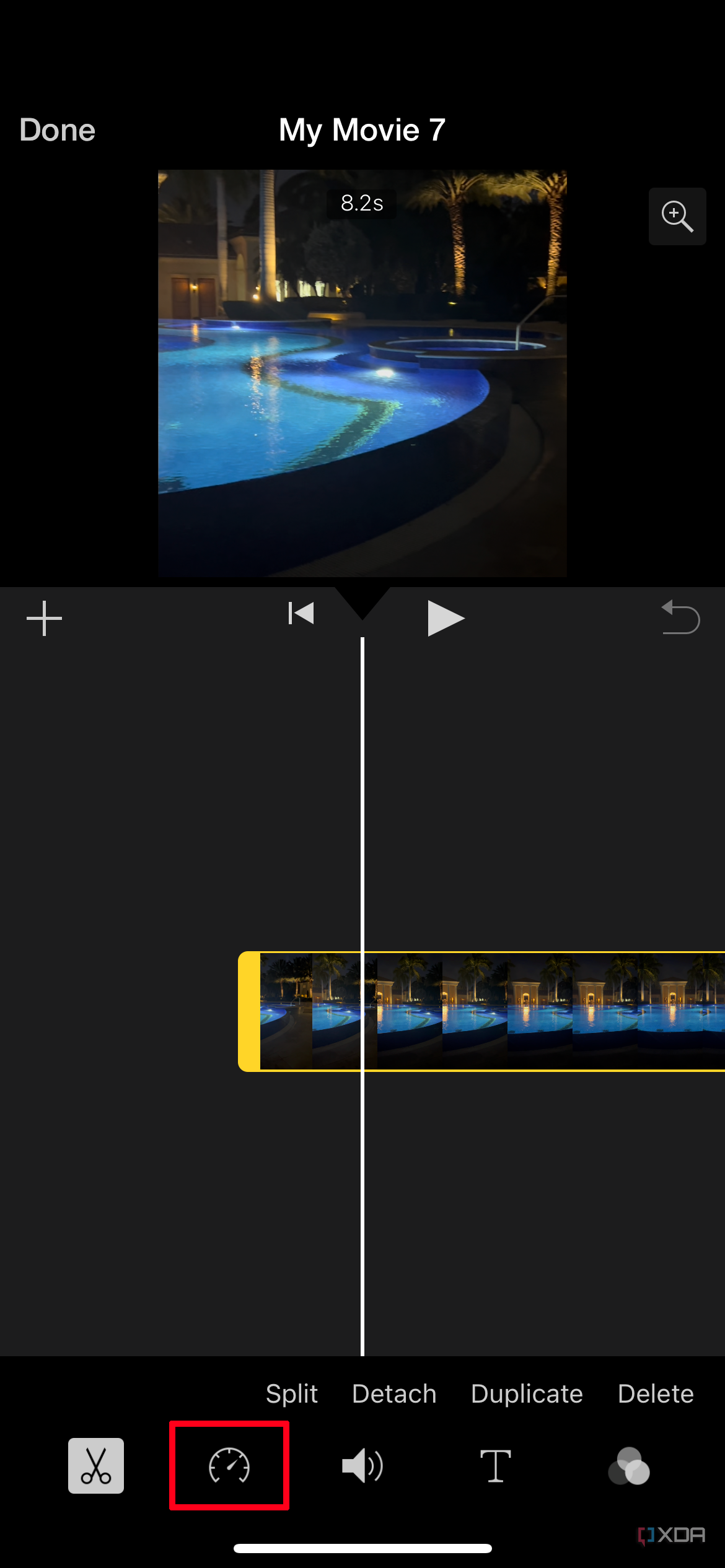 How to speed up a video on iPhone