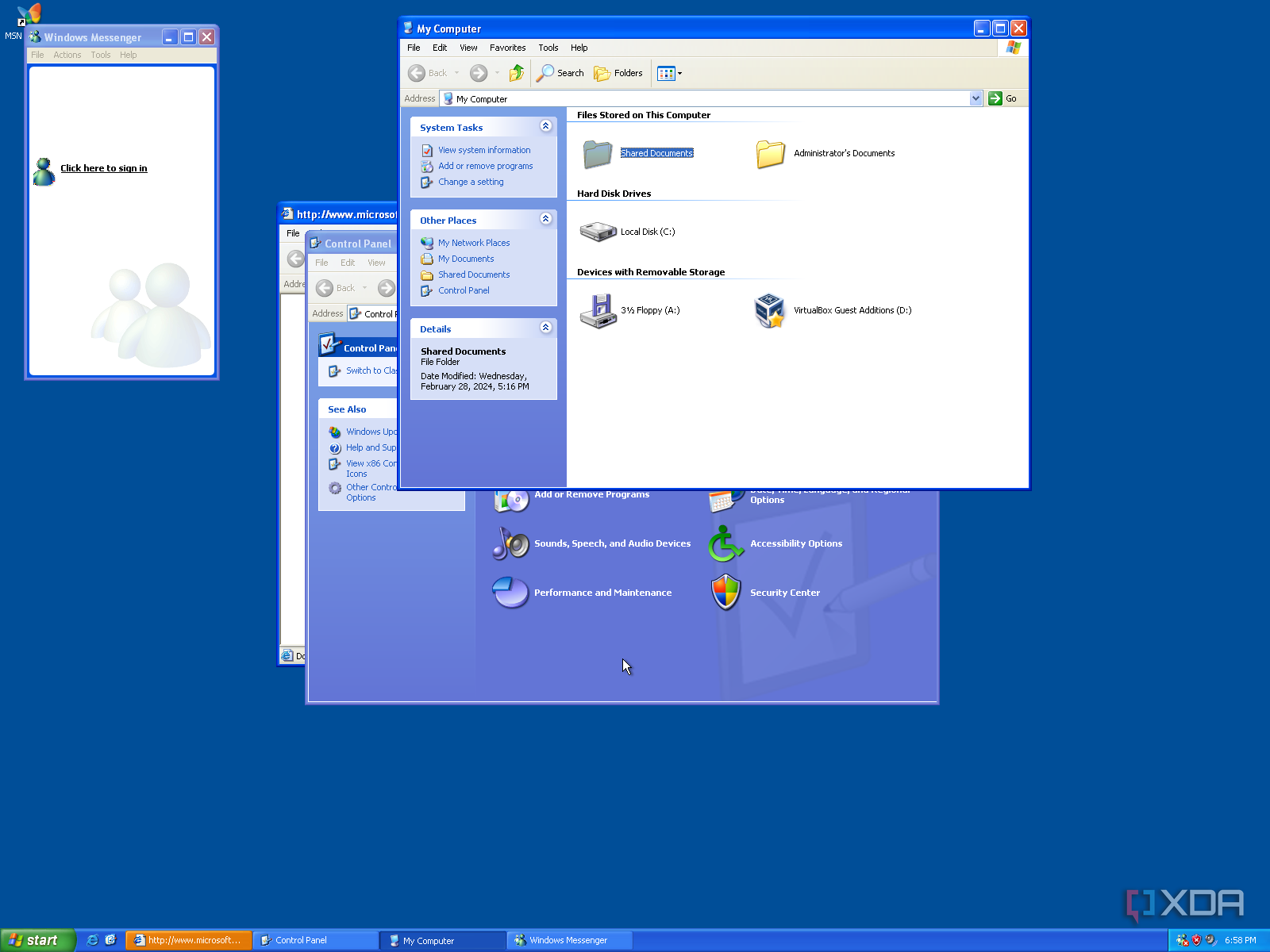 Windows Xp Screenshots