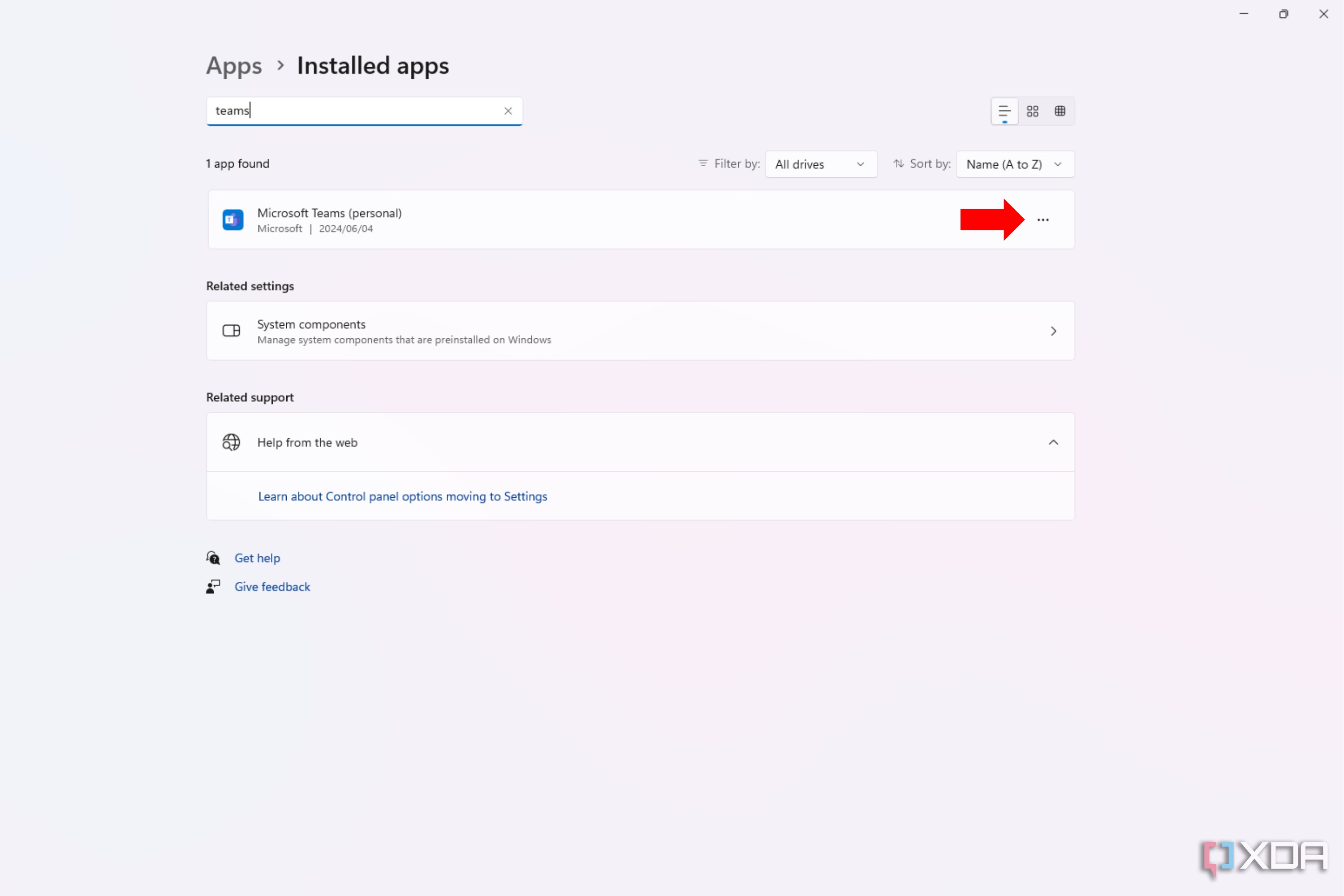 How to remove Microsoft Teams on Windows 11