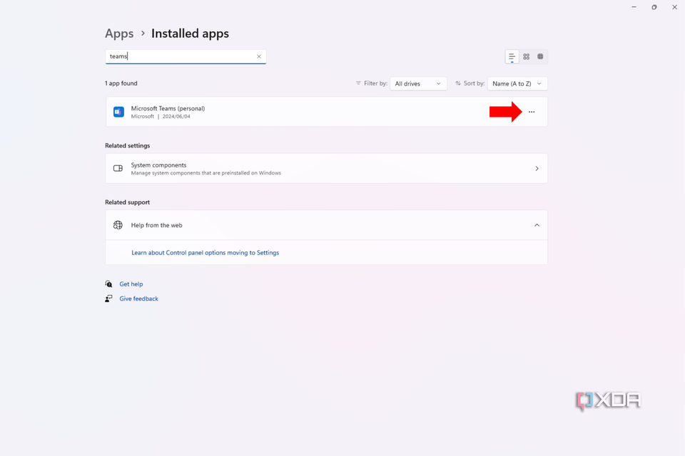 How to remove Microsoft Teams on Windows 11
