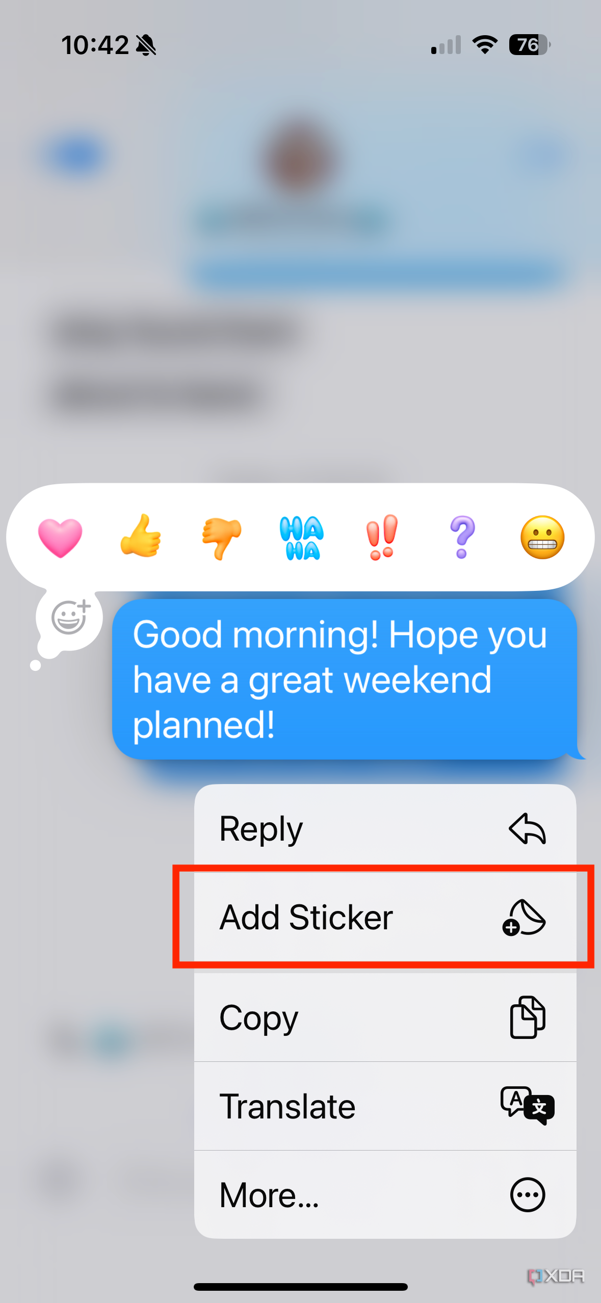 How to use use custom emoji message reactions in iOS 18 and iPadOS 18