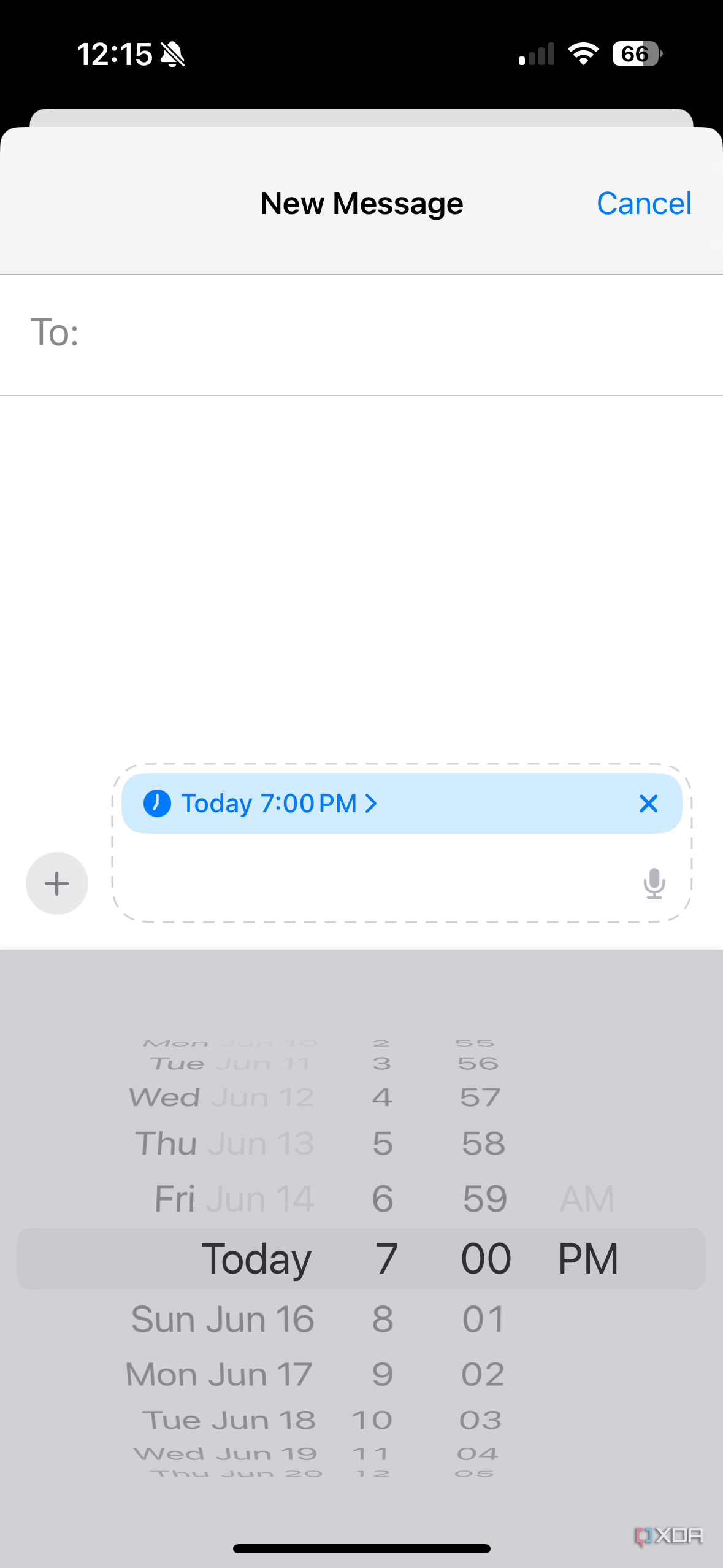 How to schedule messages to send later in iOS 18
