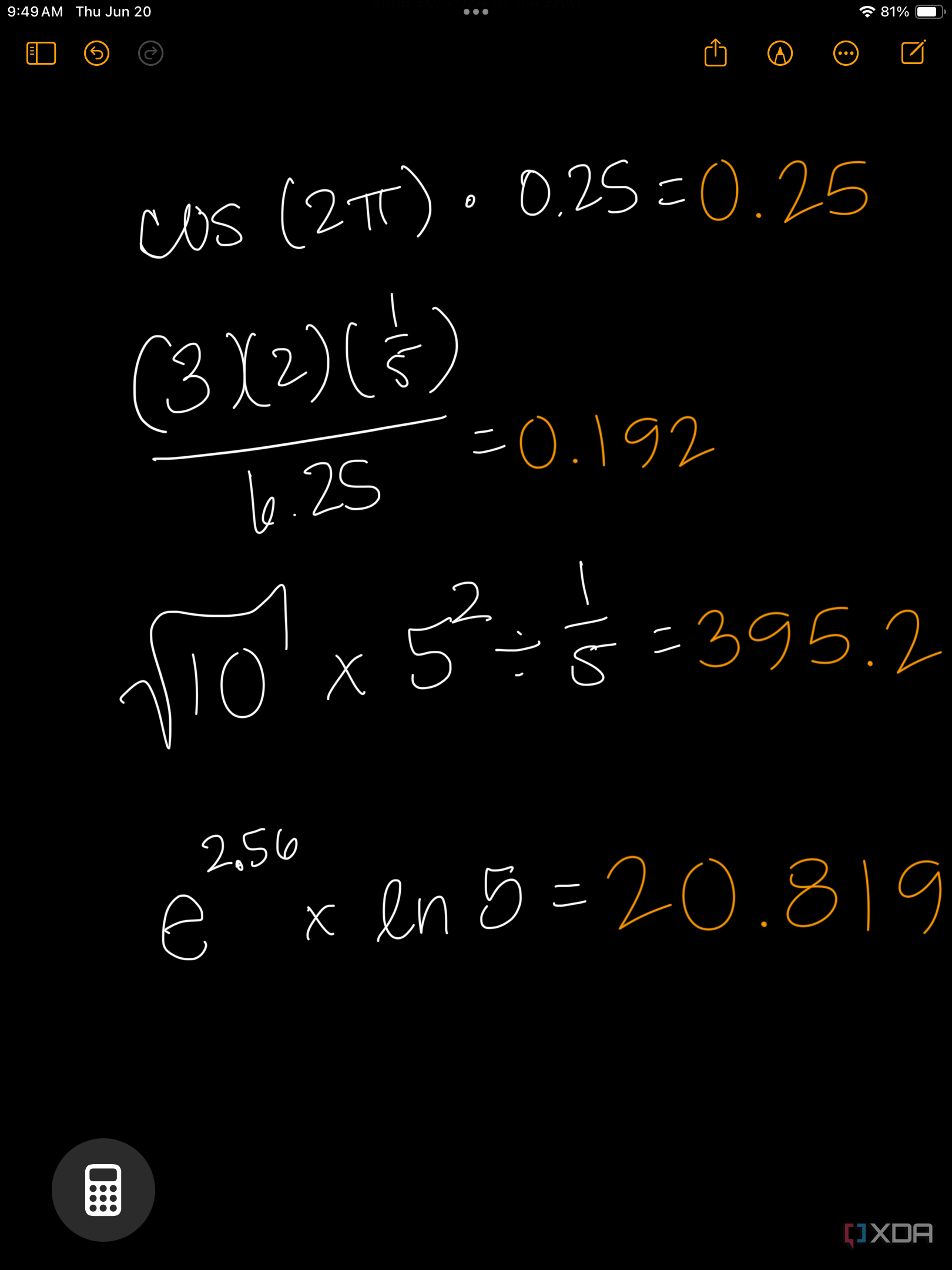 How to use Math Notes in iPadOS 18
