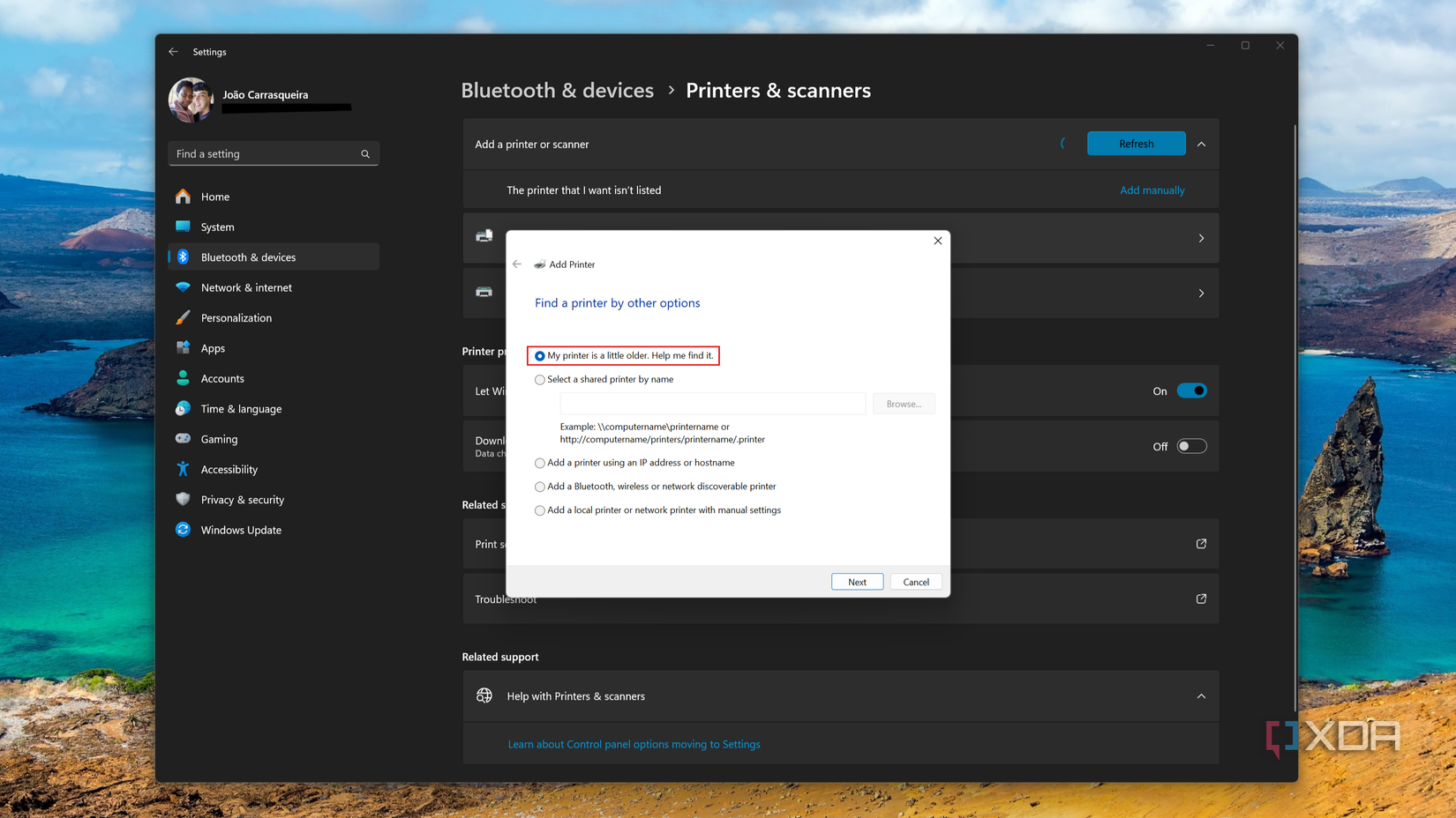 How to add a printer in Windows 11