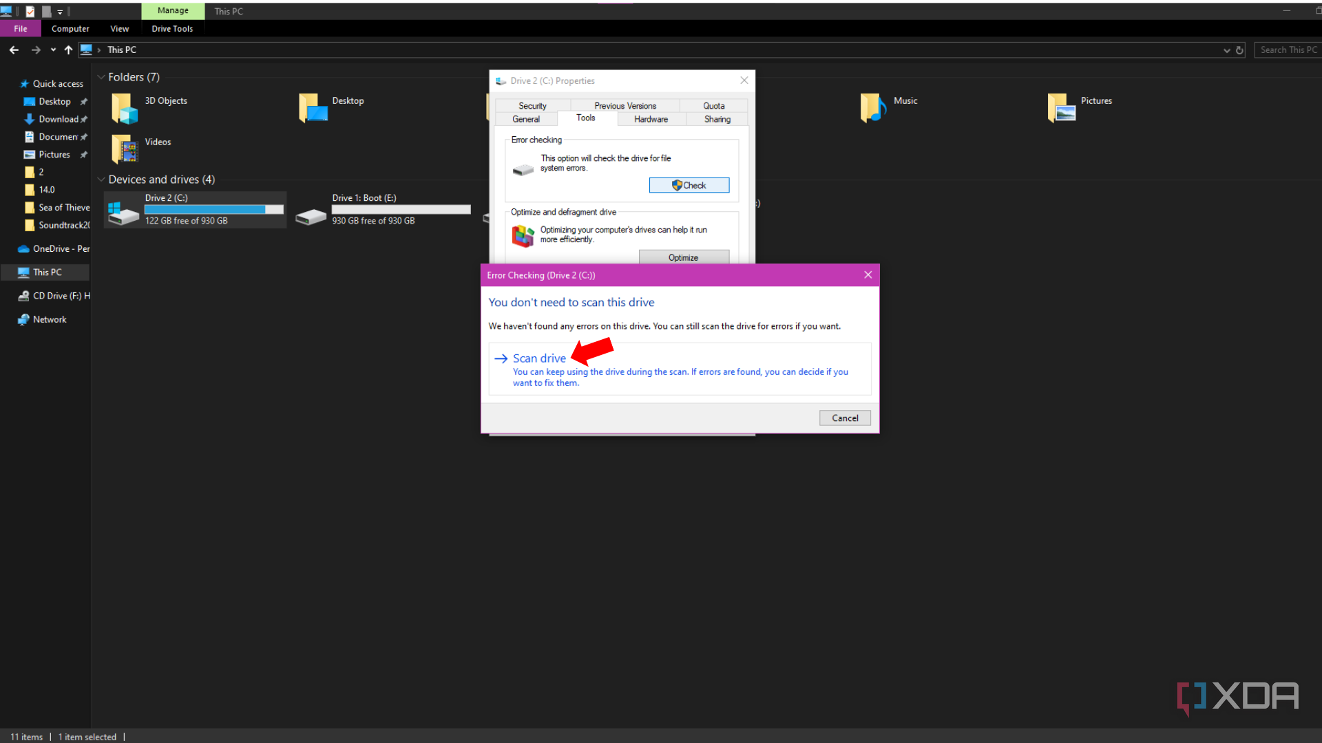 How to fix 100% disk usage on a hard drive