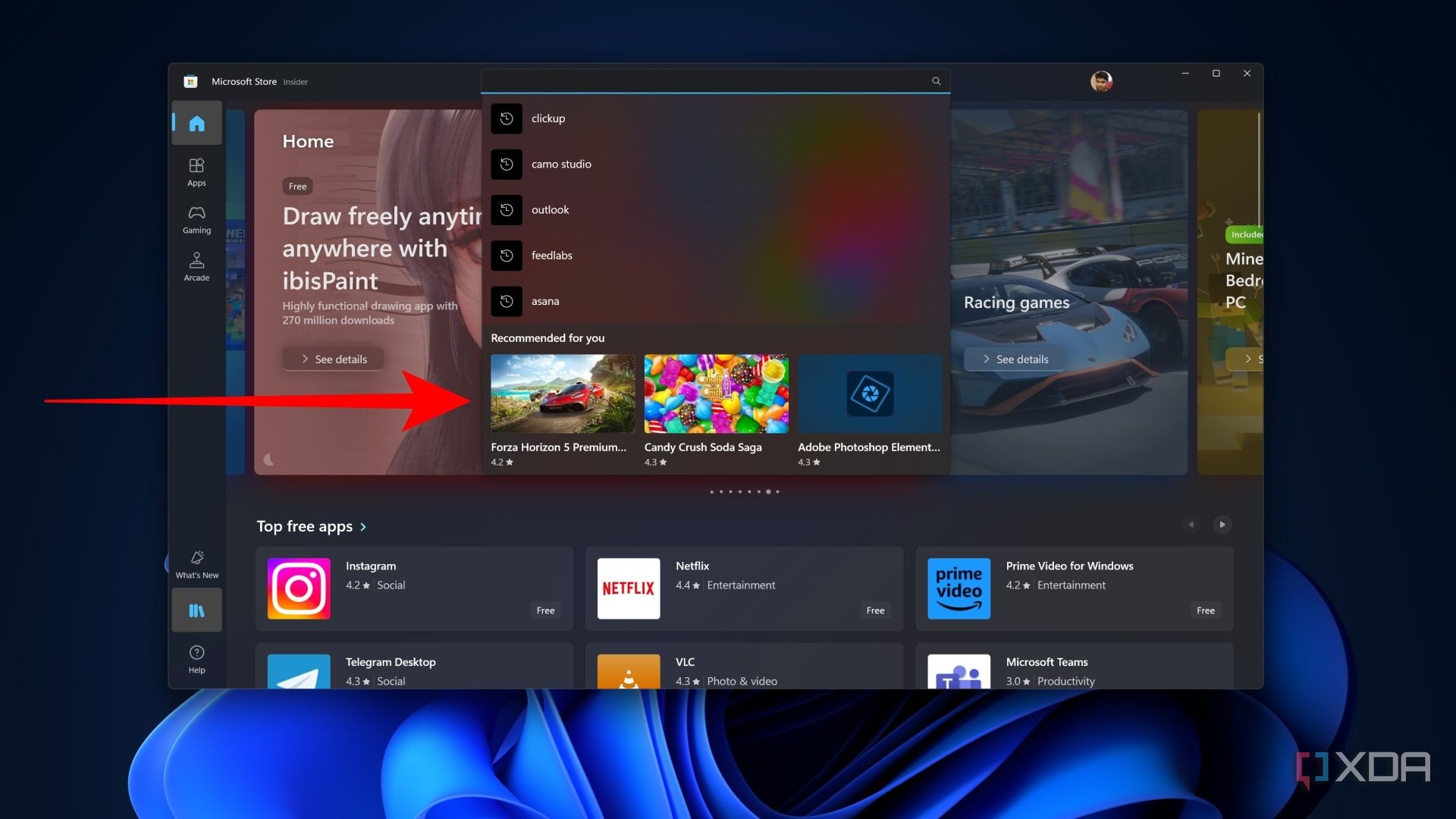 Microsoft Store’s new search feature wants to choose your next app download