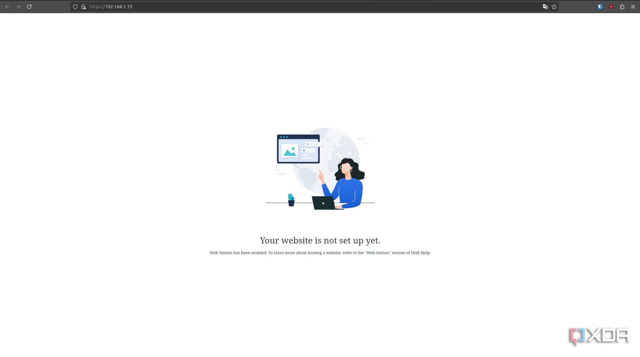 How I hosted a website on my NAS from home