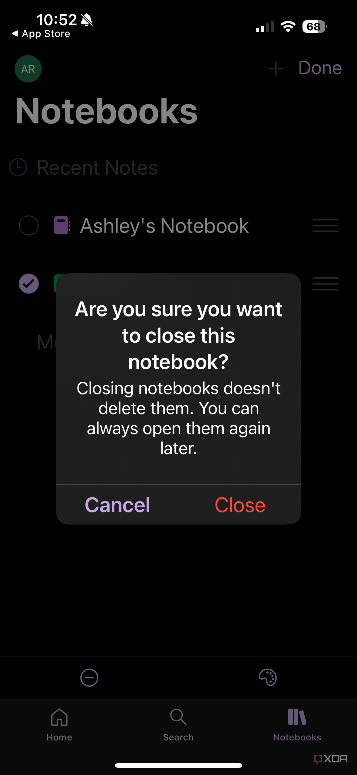 How to delete a notebook in OneNote