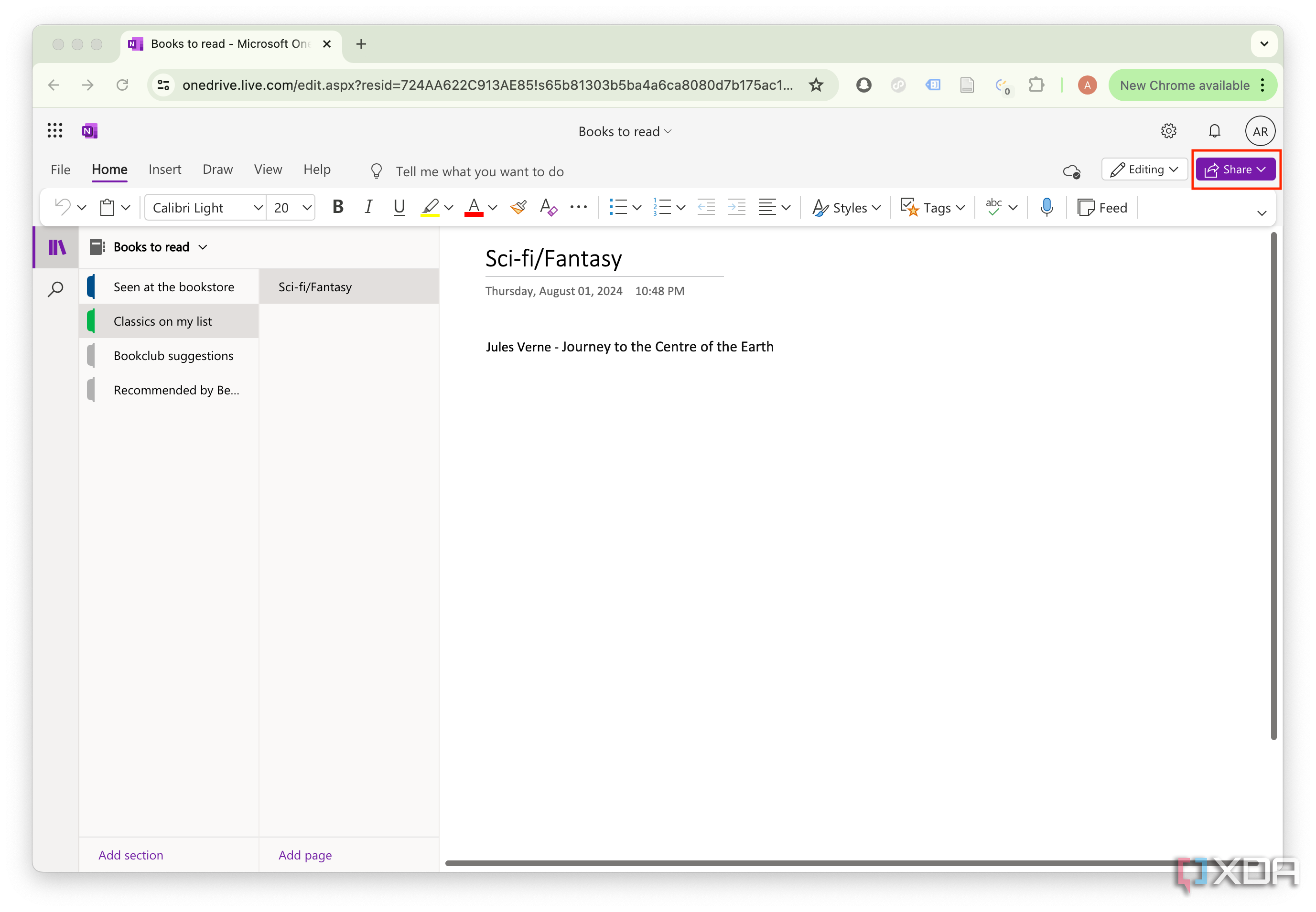 How to share OneNote with others