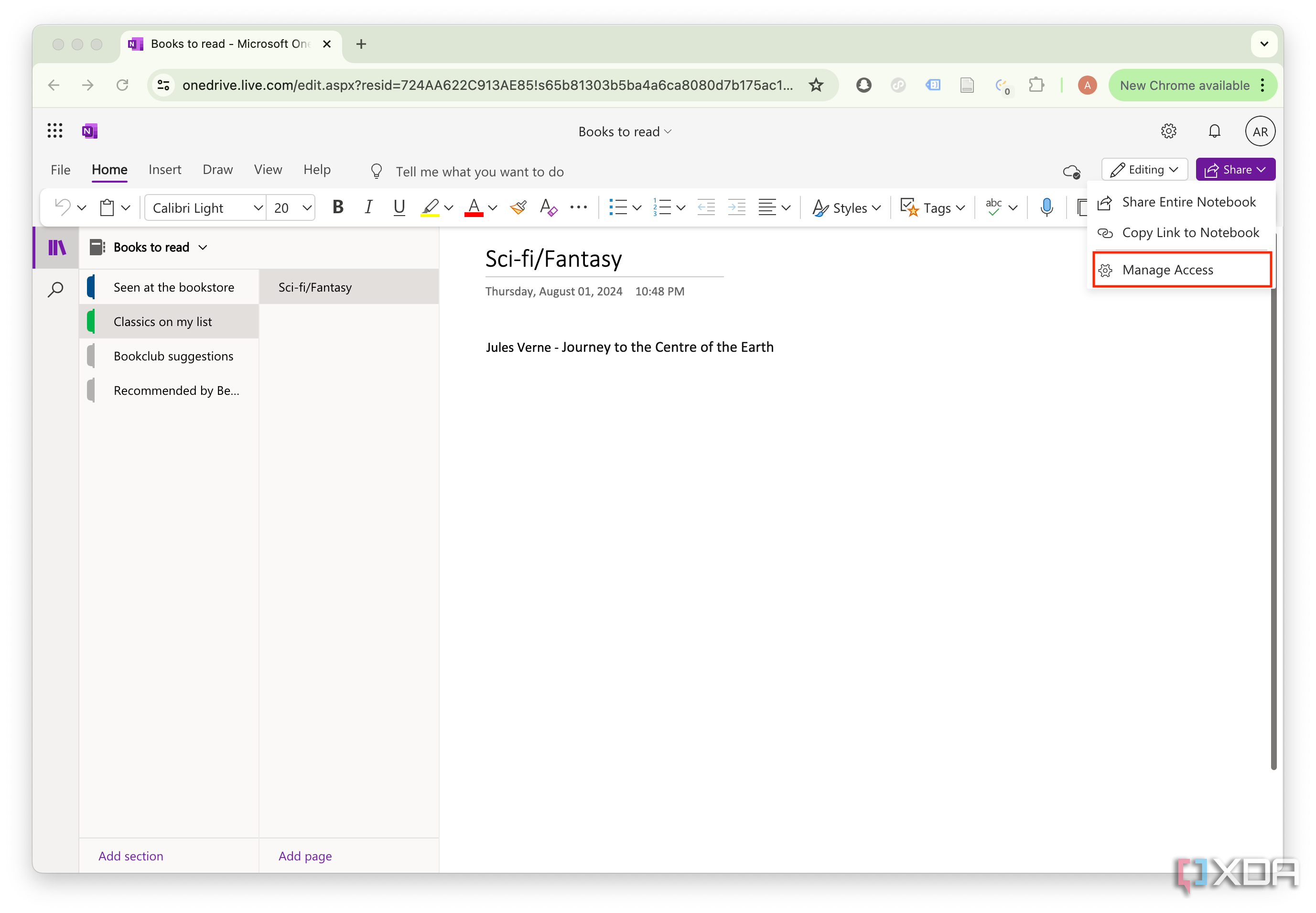 How to share OneNote with others