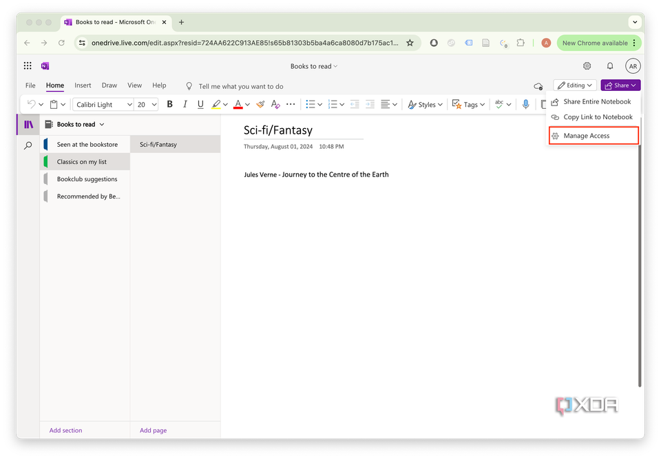 How to share OneNote with others