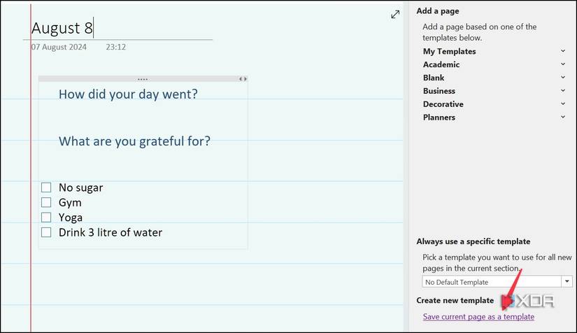 Here’s how I use OneNote as a digital journal
