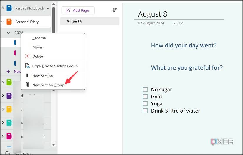 Here’s how I use OneNote as a digital journal