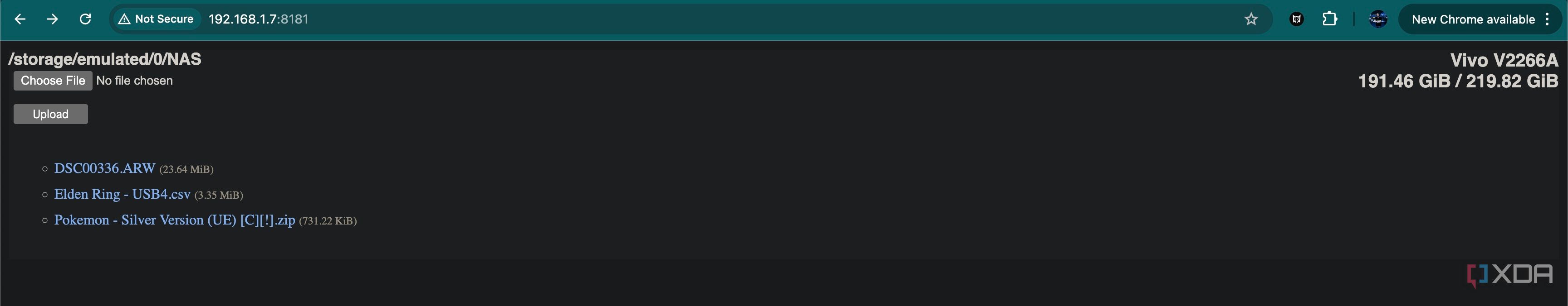 How I turned an old phone into a NAS