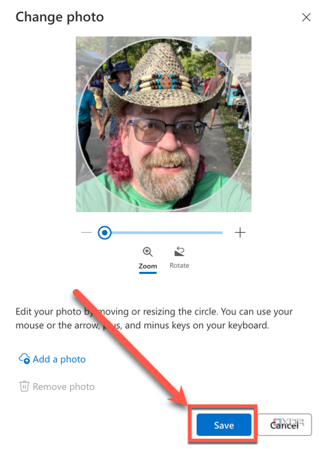 How to change your profile picture in Outlook