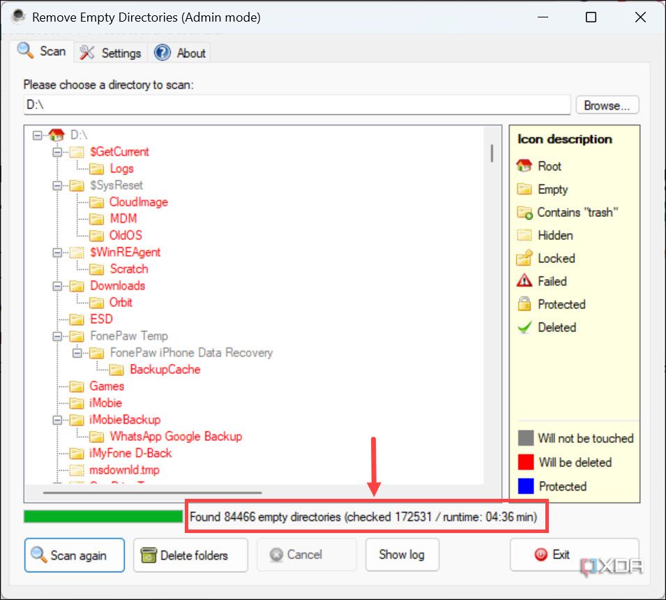 Declutter your PC and remove all of your empty directories with this handy tool
