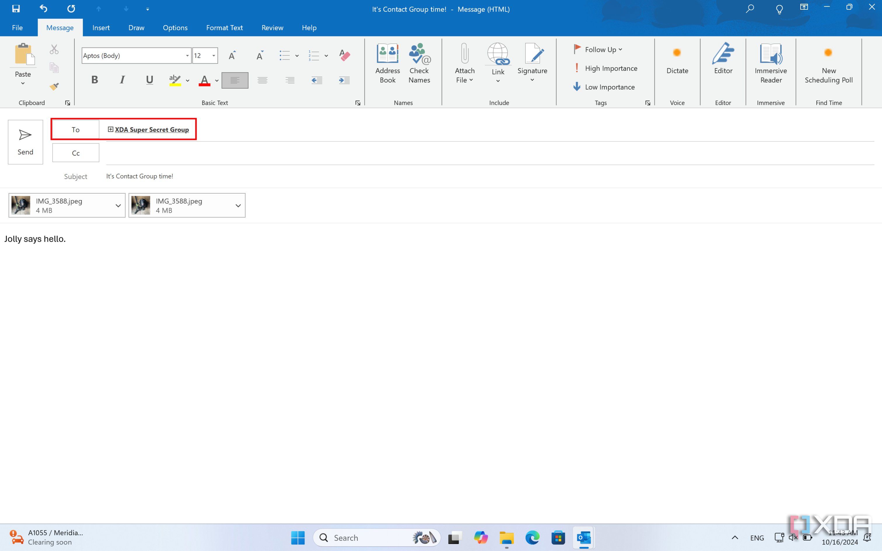 How to make your life easier by creating a contact list in Outlook