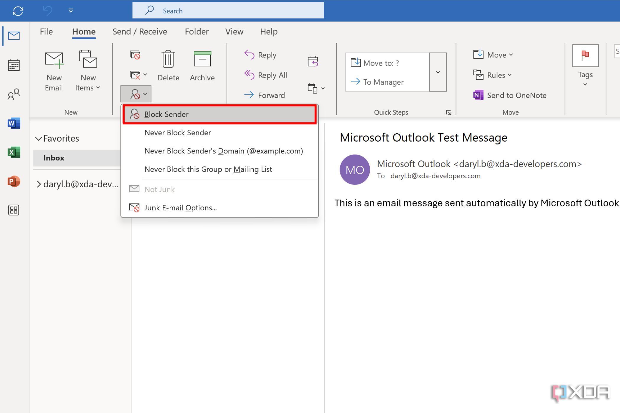 How to block unwanted emails in Microsoft Outlook