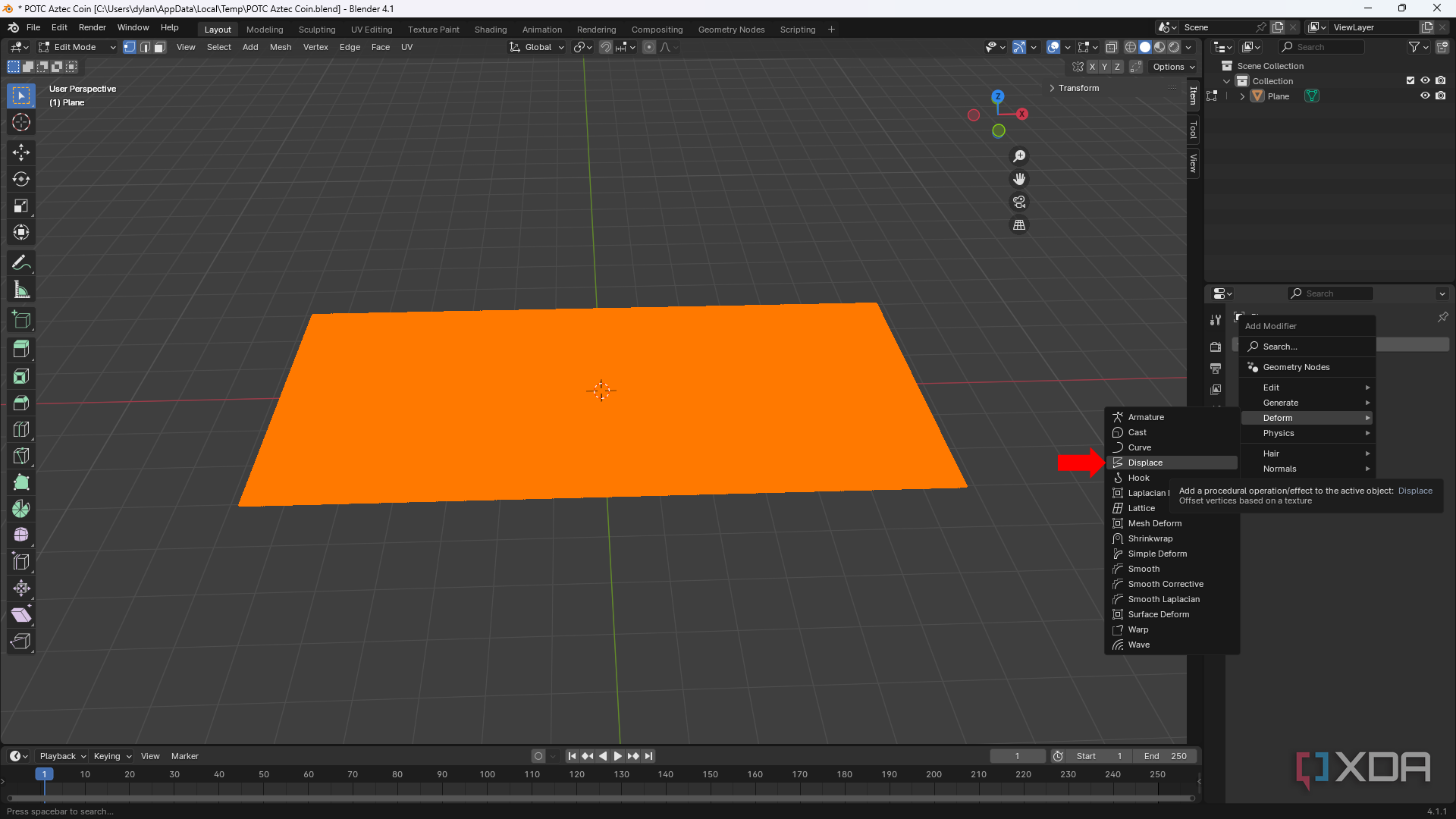 How to make a 3D model from a 2D image in Blender