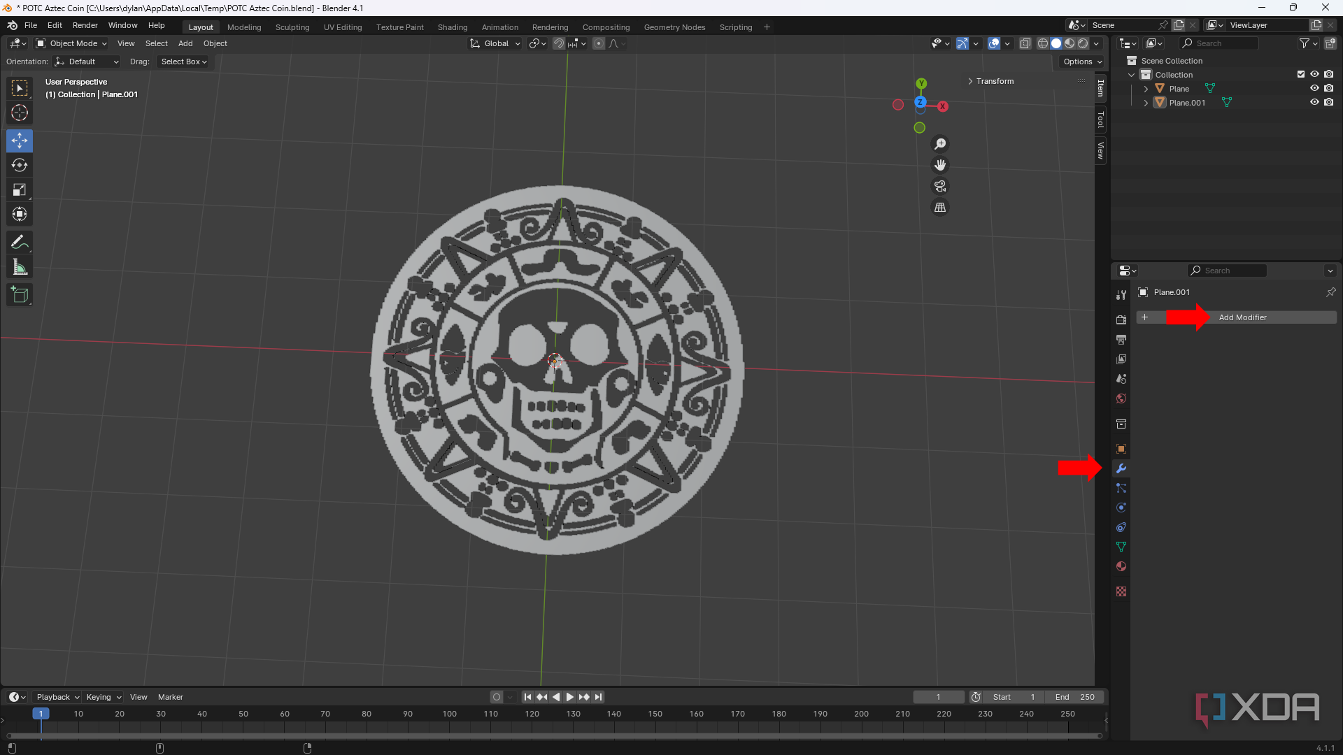 How to make a 3D model from a 2D image in Blender