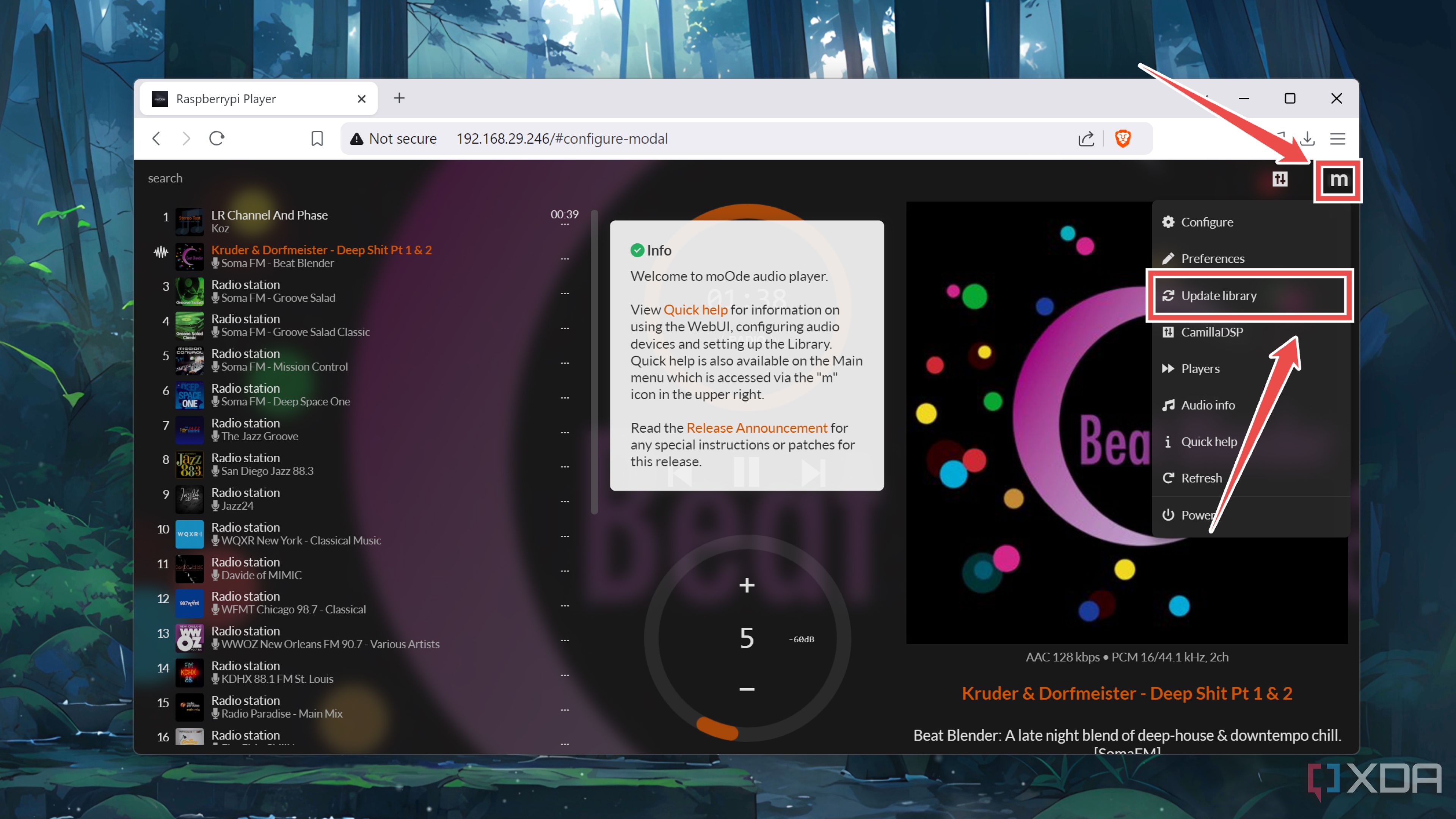 Turn your Raspberry Pi into a music streaming platform with moOde Audio