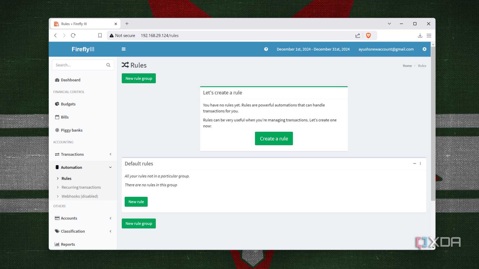 Manage your finances like a pro with a self-hosted Firefly III server