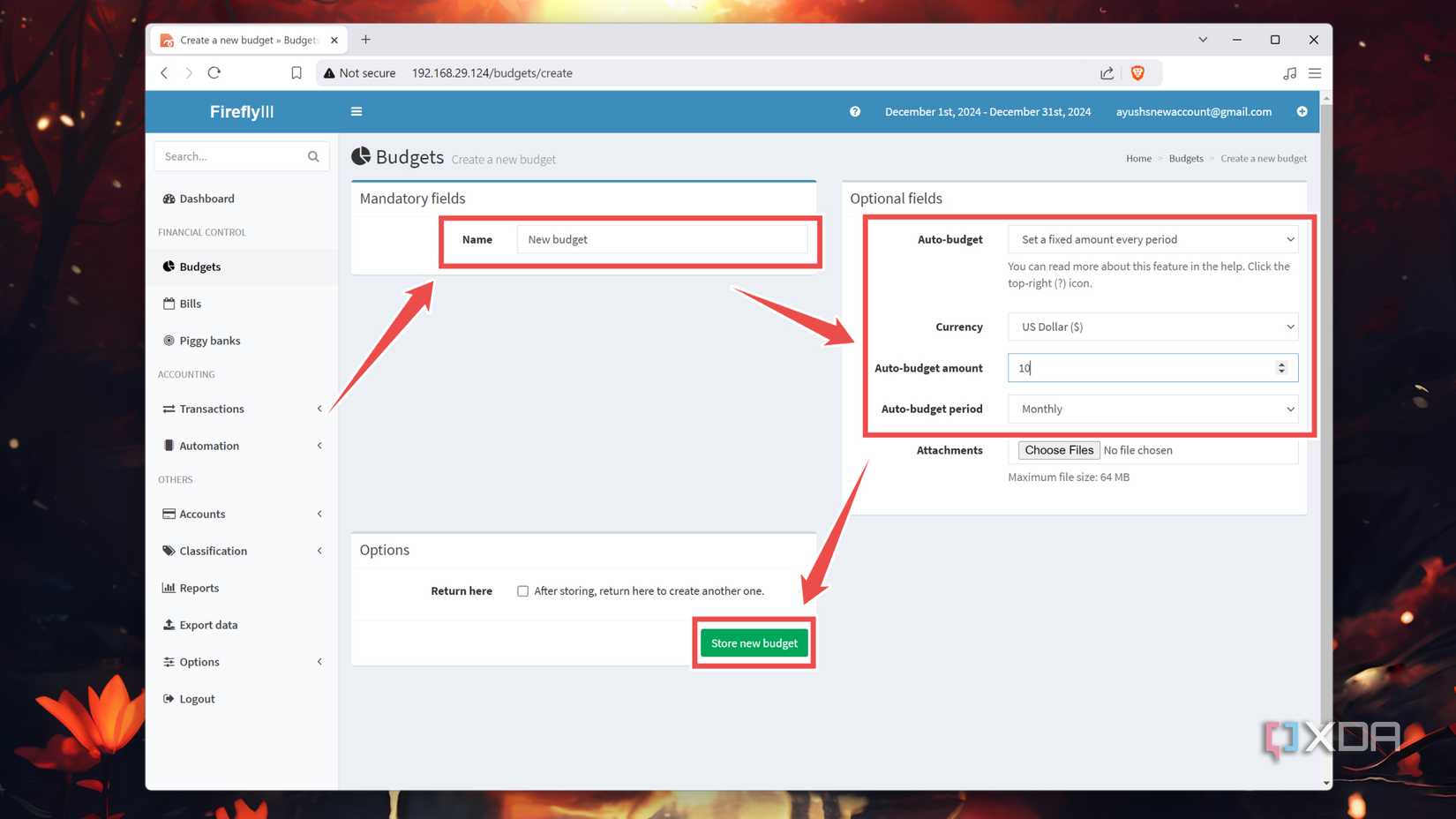 Manage your finances like a pro with a self-hosted Firefly III server