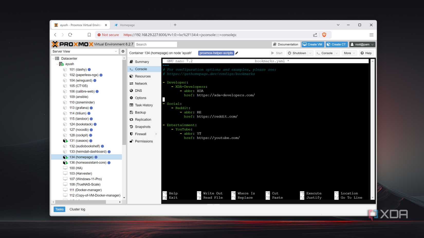 This is hands-down the best dashboard app for your home lab