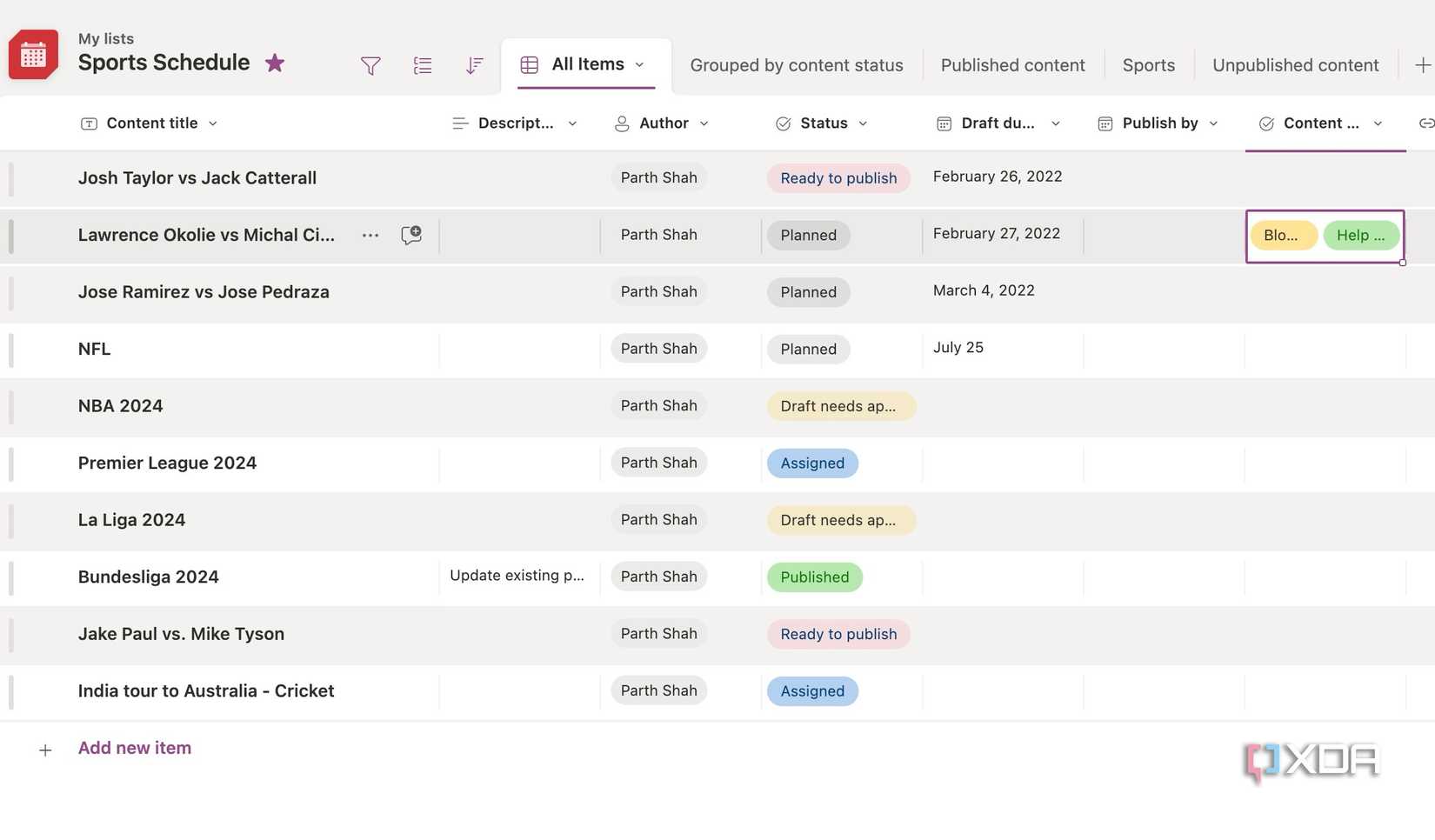 Manage your projects with Microsoft Lists