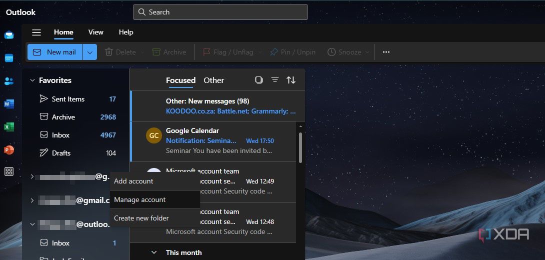 Sign out of Outlook the right way