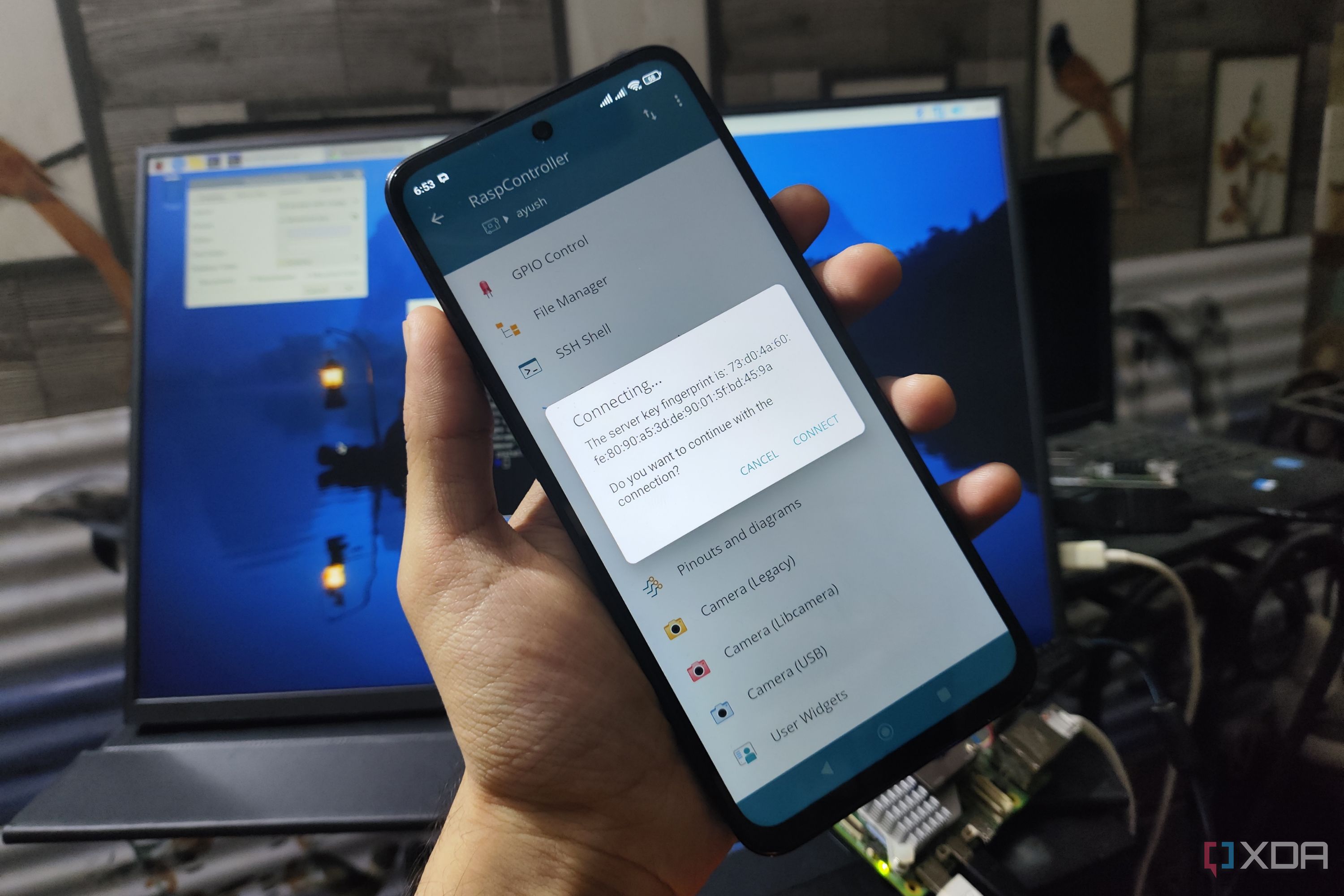 RaspController is my go-to Android app for tinkering with my Raspberry Pi