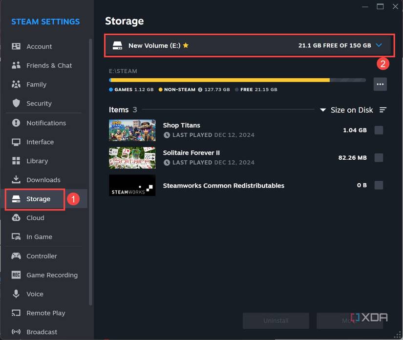 How to move your Steam games to an external drive