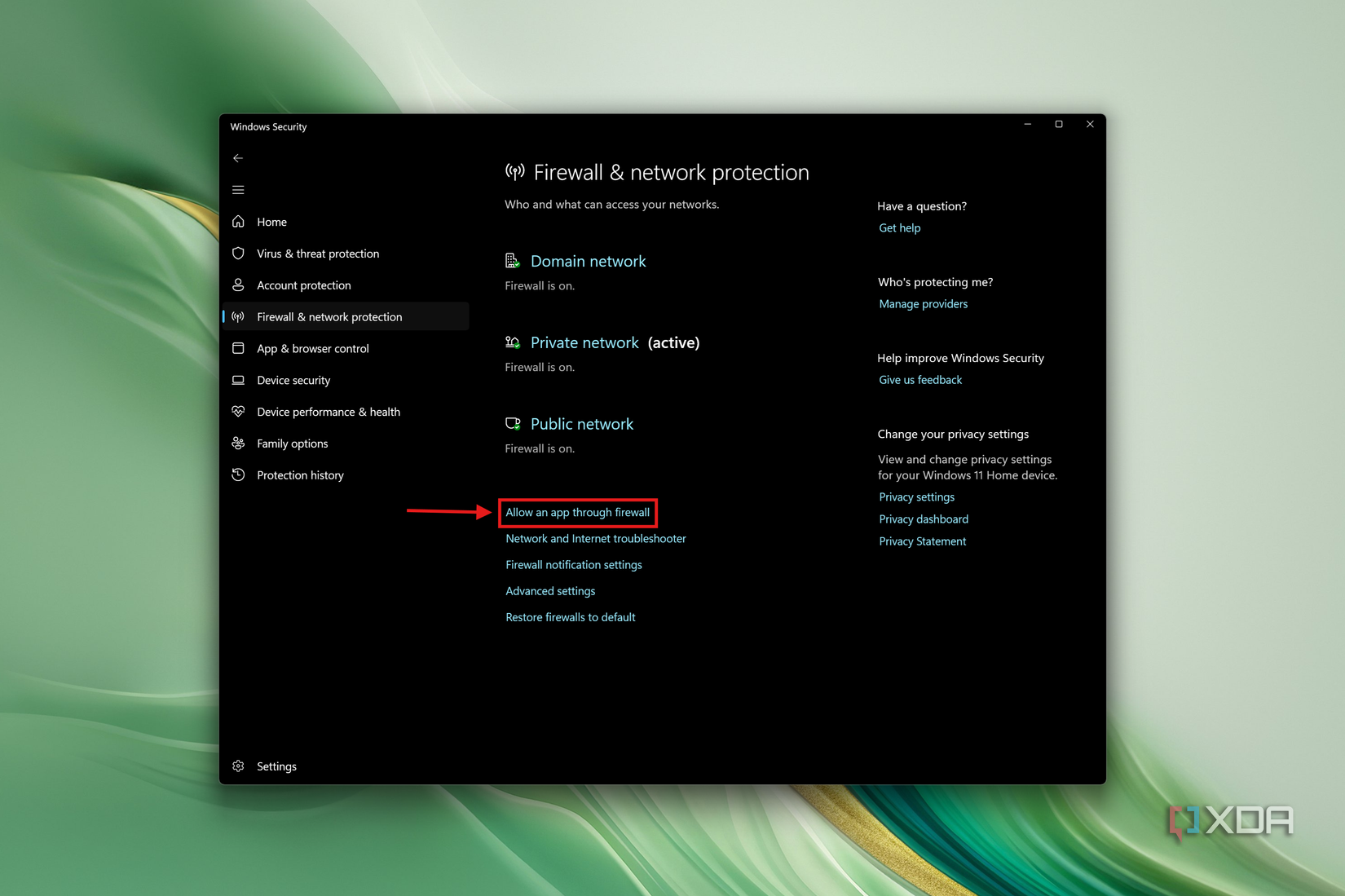 How to set up and use the firewall on Windows 11