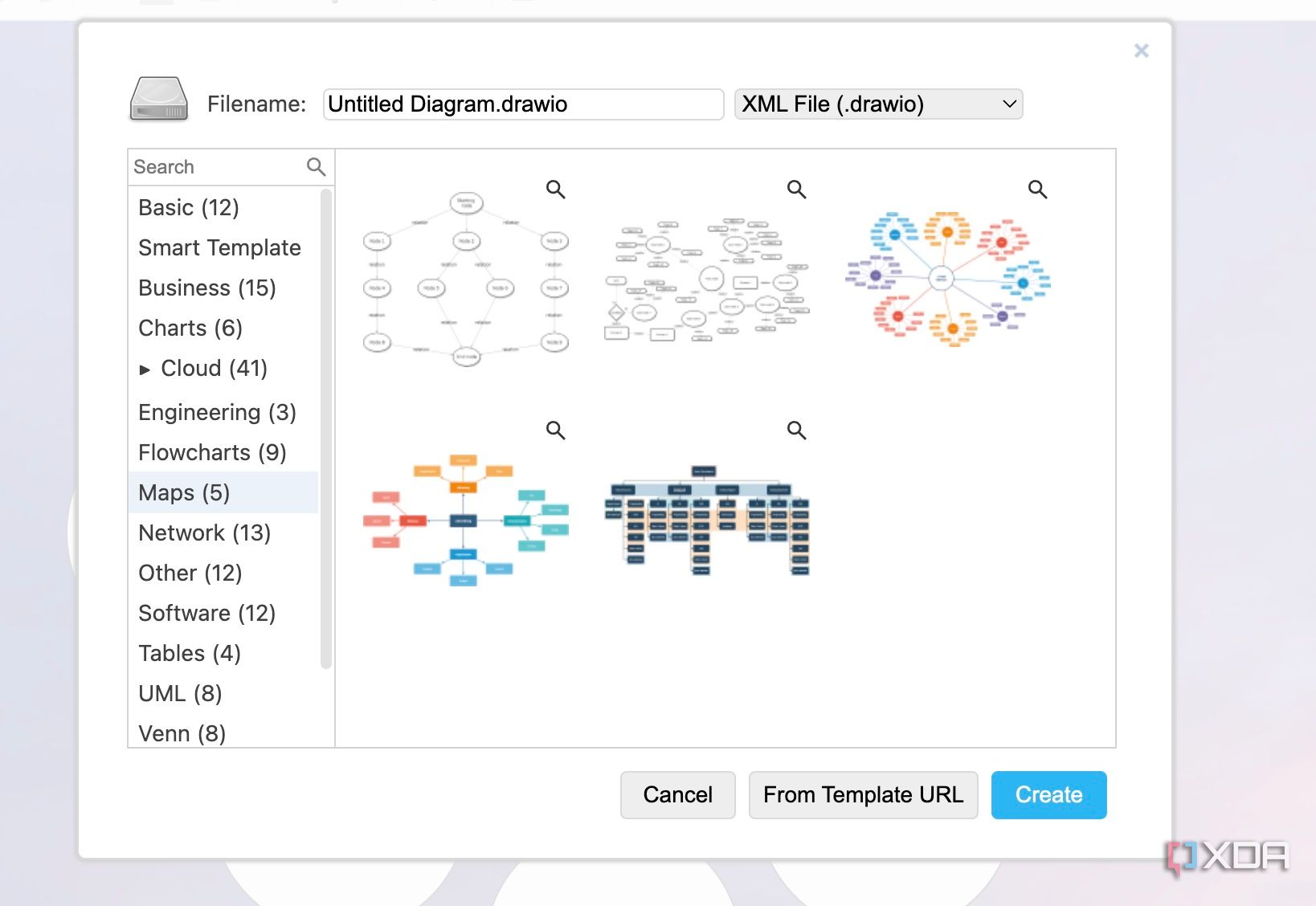 Cloud Visio Map