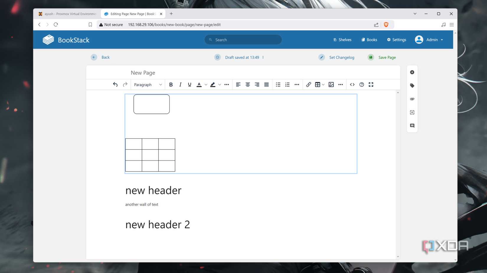 Host your own wiki server using BookStack