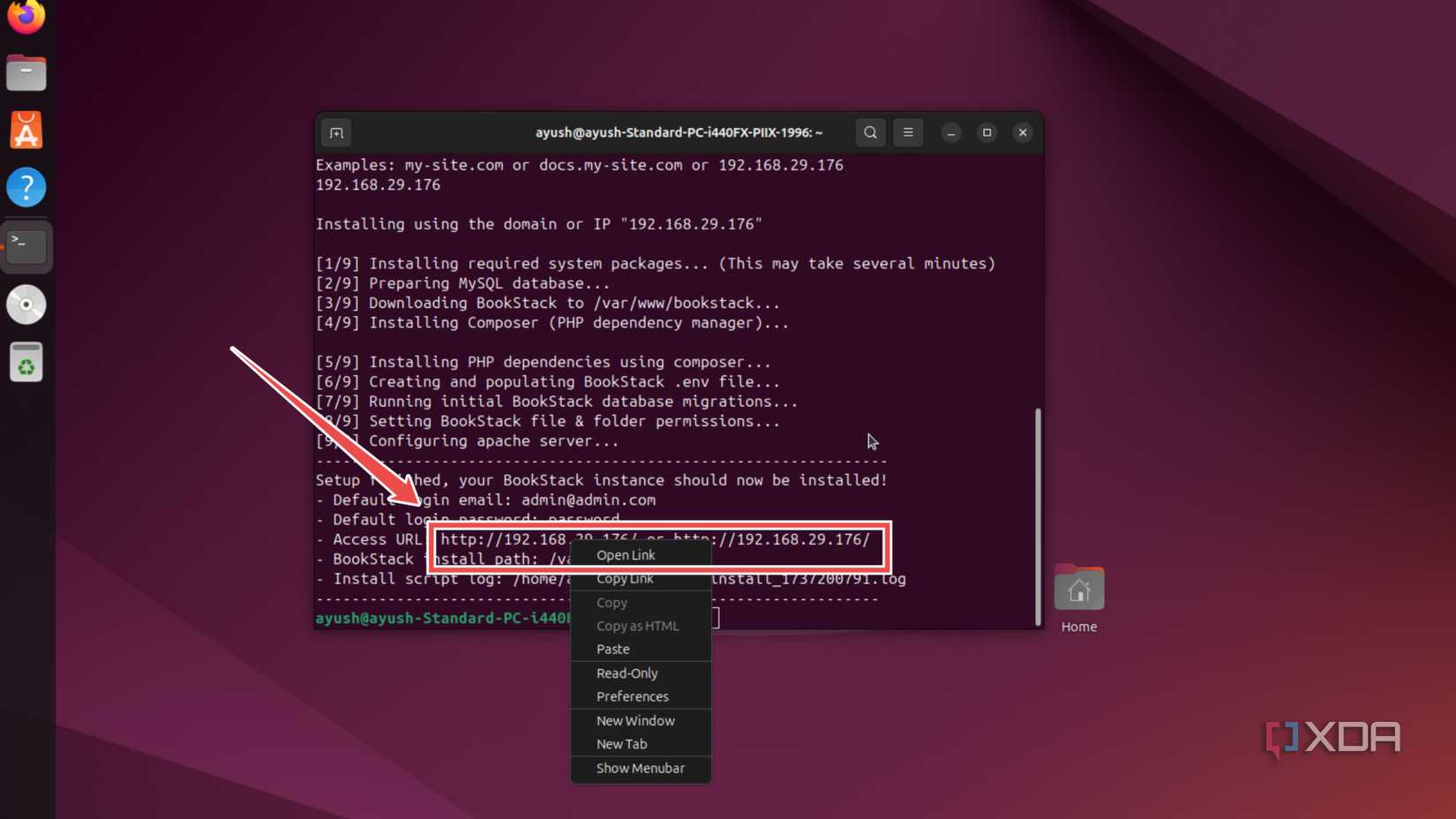Host your own wiki server using BookStack