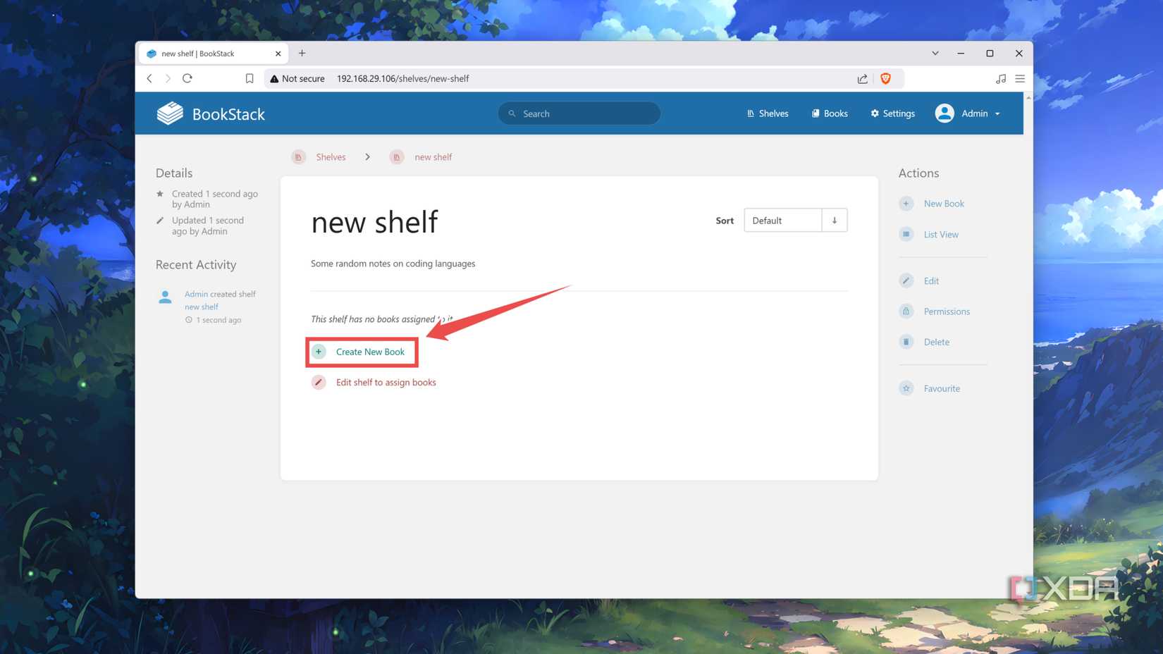 Host your own wiki server using BookStack