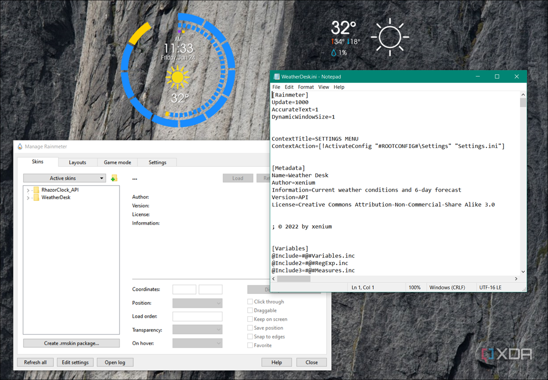 4 best/coolest Rainmeter mods to make Windows 11 look cool