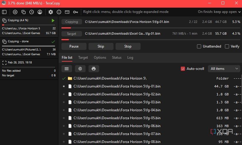 TeraCopy copies your files securely and and at faster speeds compared to the default copier on ...