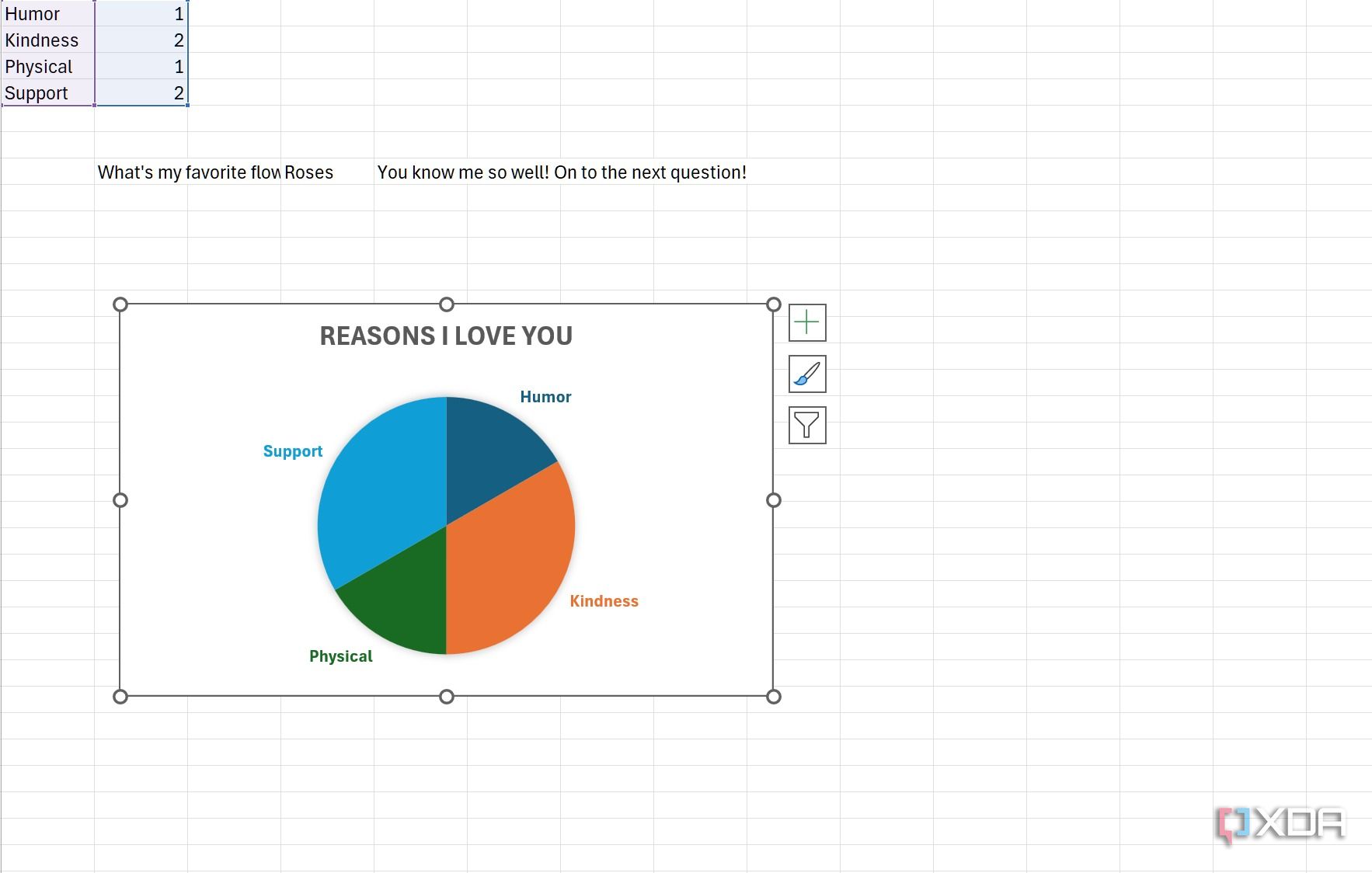 Here is how to create a romantic Valentine's message using Excel