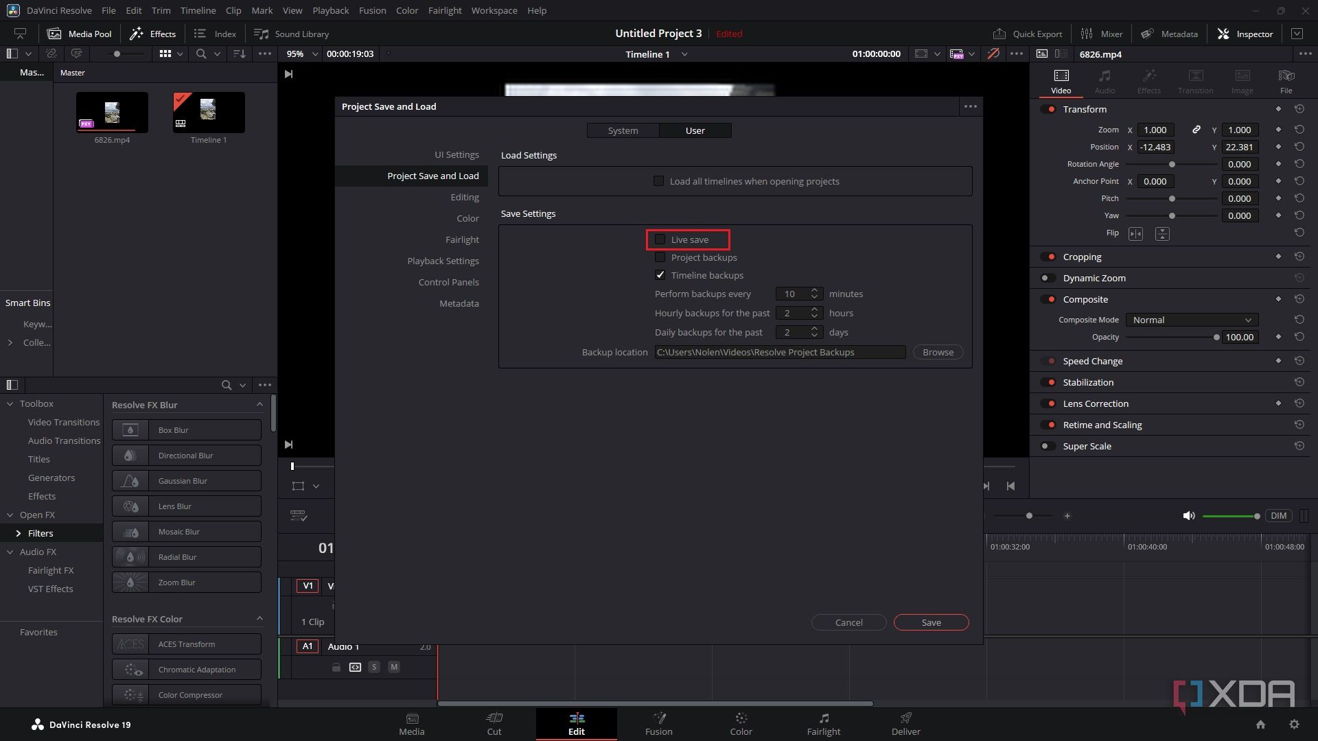 12 DaVinci Resolve settings to change for faster editing
