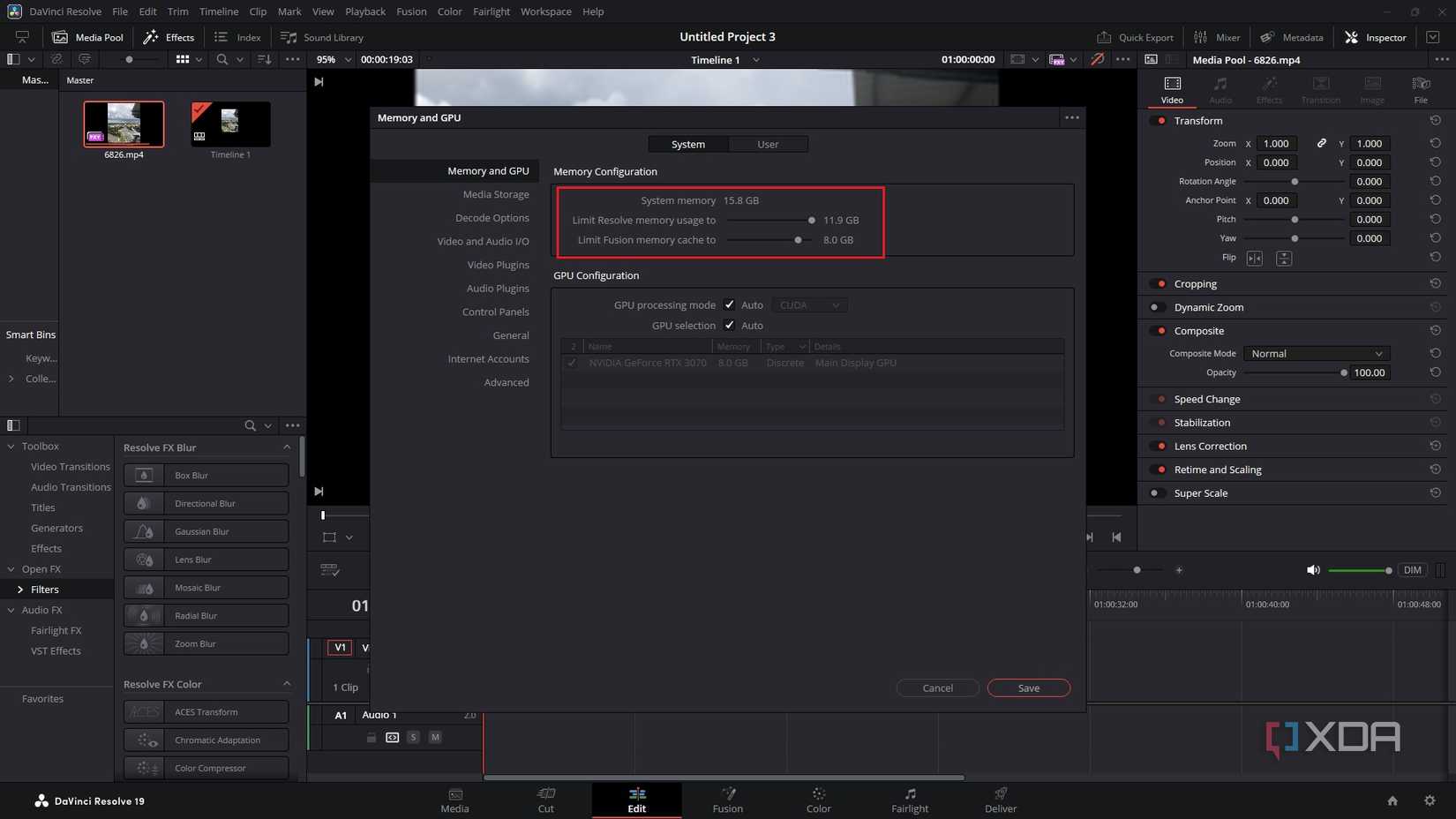 12 DaVinci Resolve settings to change for faster editing