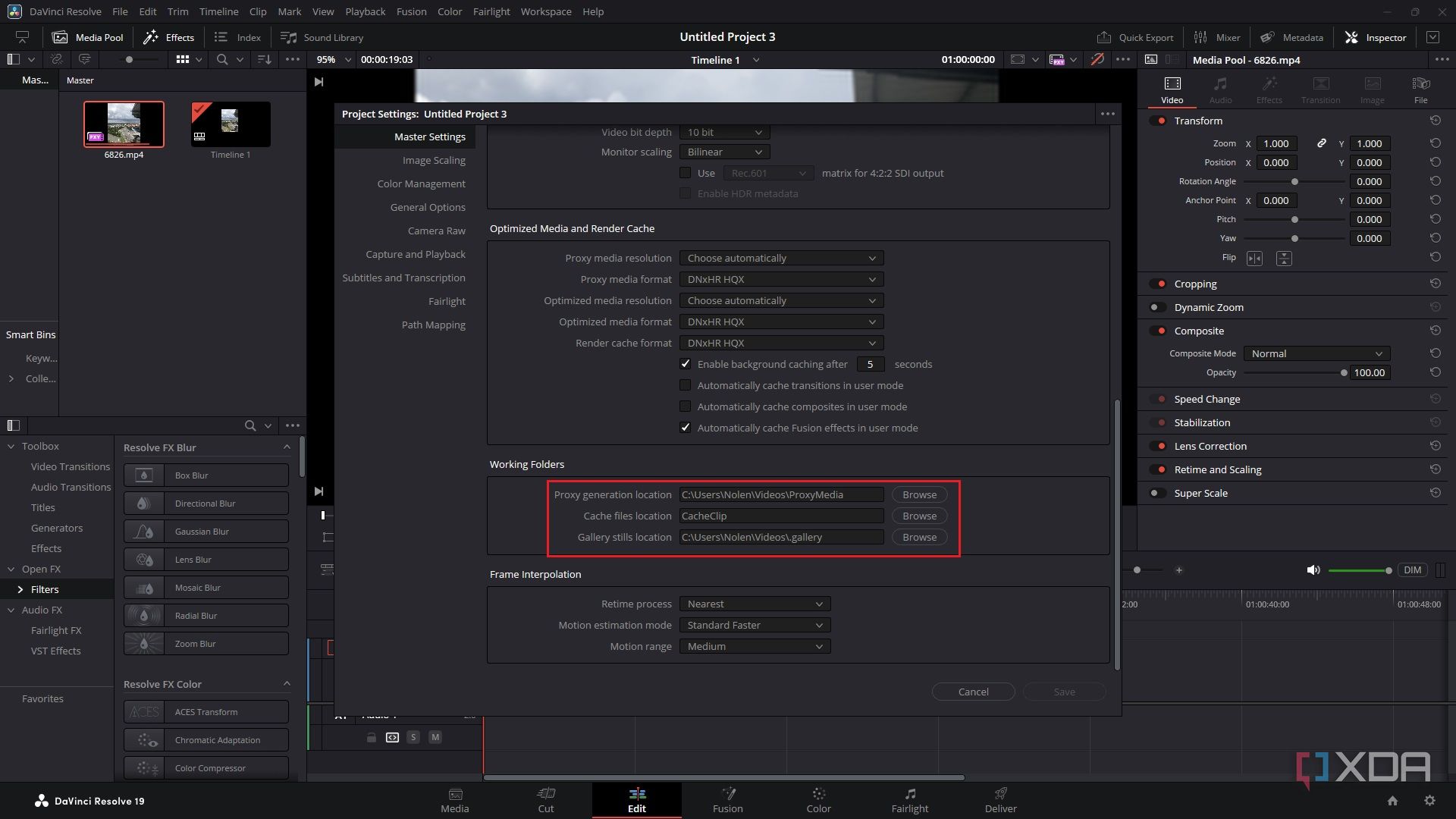 12 DaVinci Resolve settings to change for faster editing
